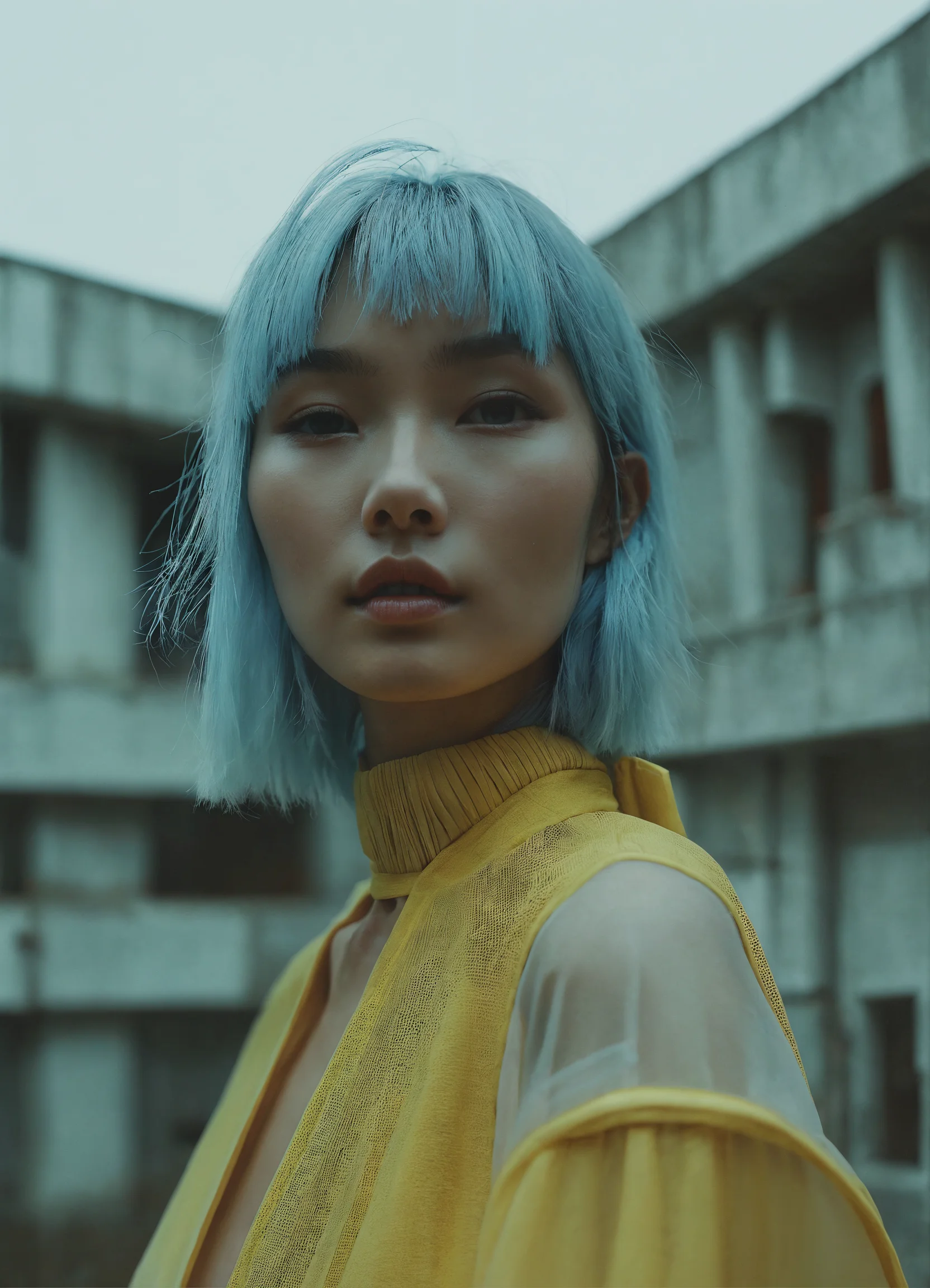 Lexica - Portrait of haute couture beautiful asian fashion model with ...