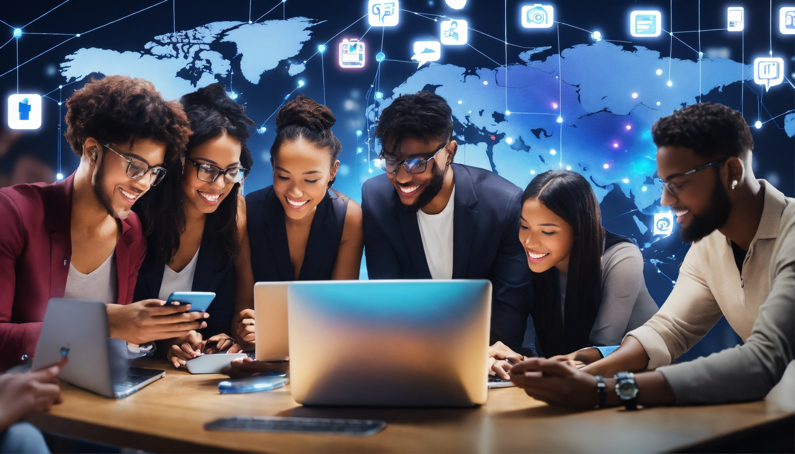 Lexica - A realistic photo of a network marketing team from diverse ...