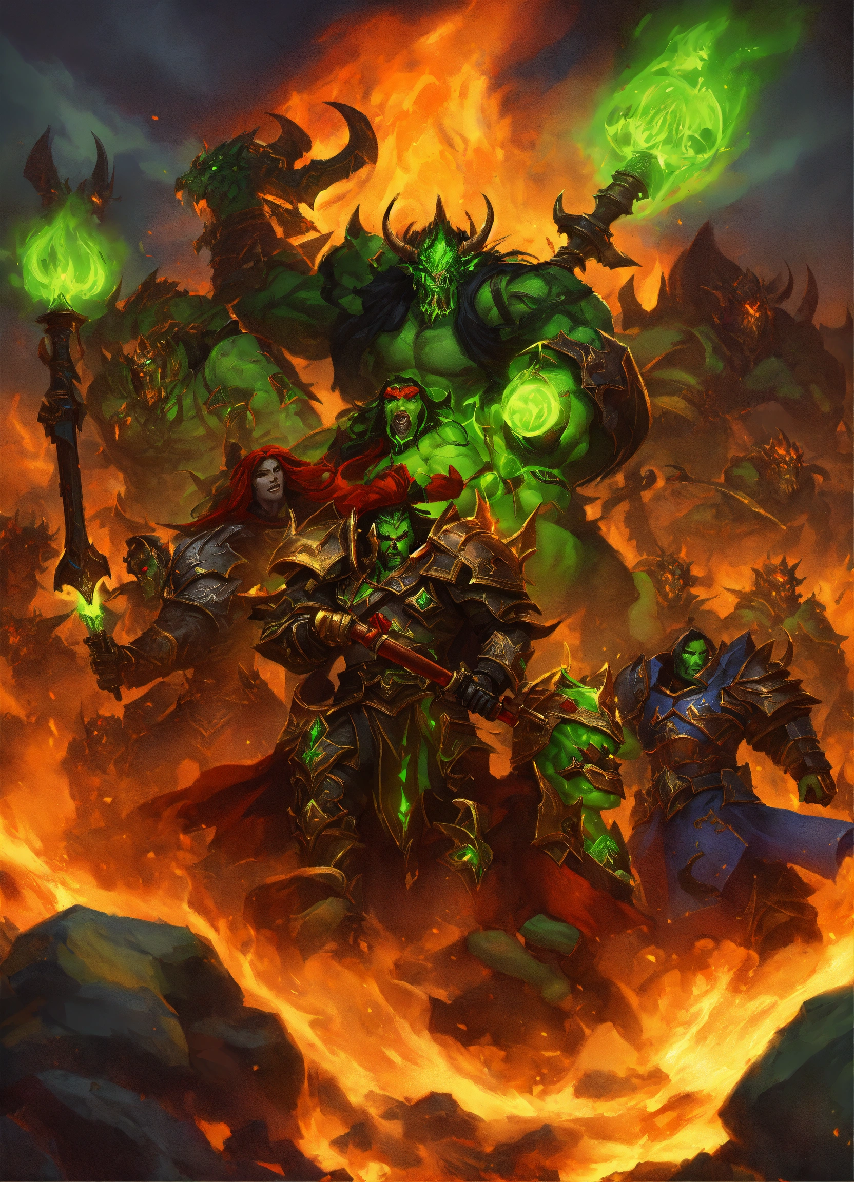 Lexica - An army of the demonic Burning Legion invading Azeroth, World ...