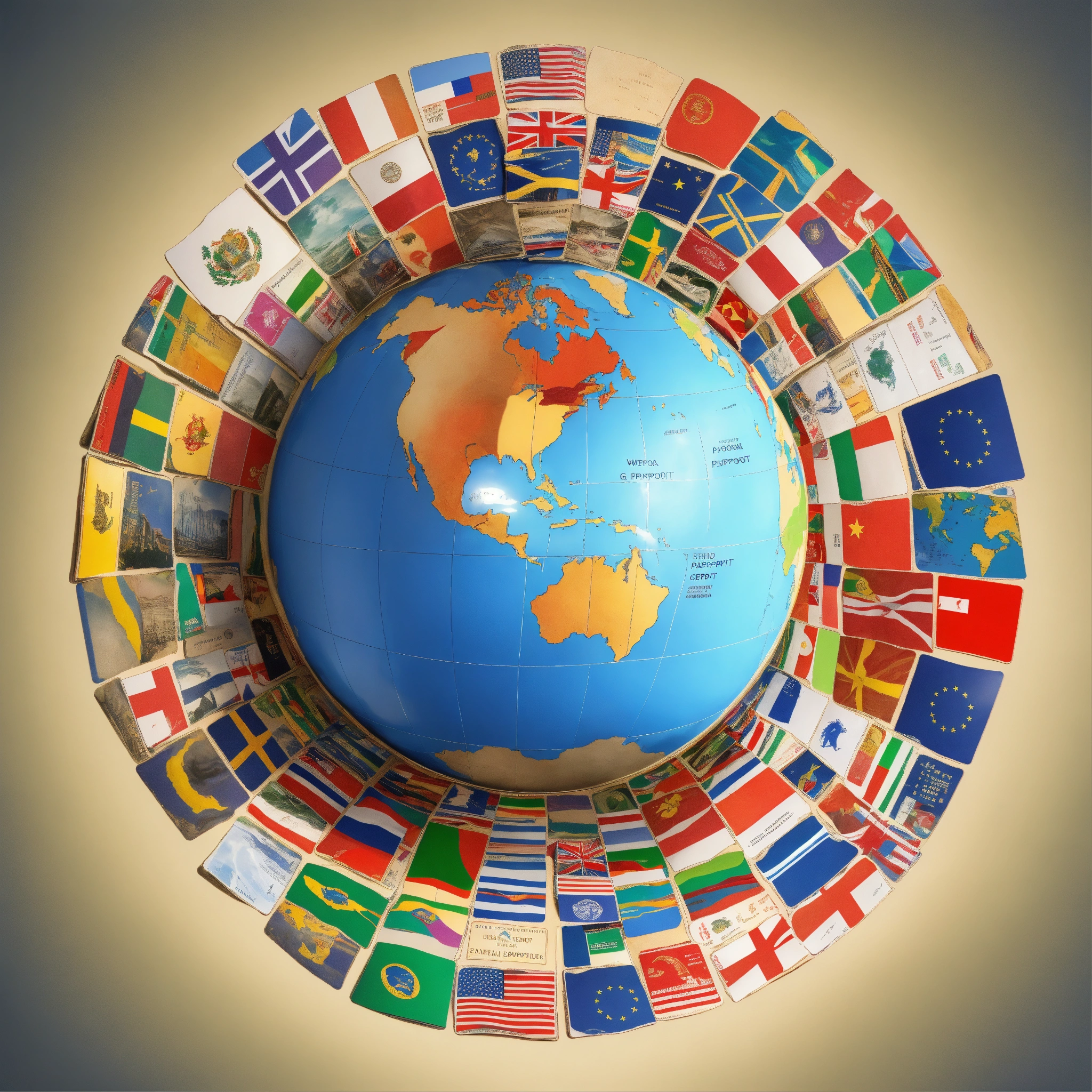 Lexica - Earth Globe and Passports Description An earth globe ...