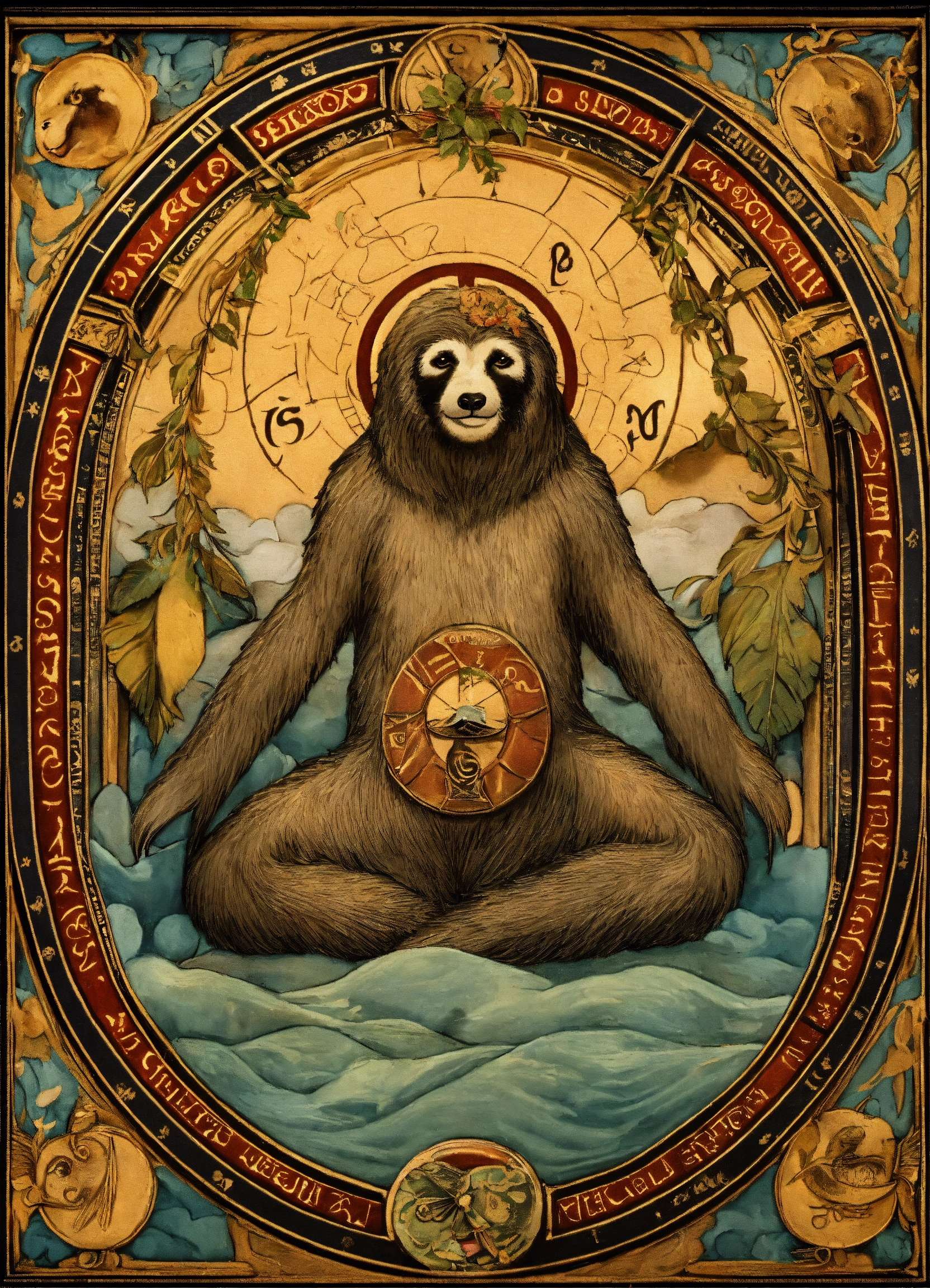Lexica - Zodiac sign of pisces personified as the sin of sloth