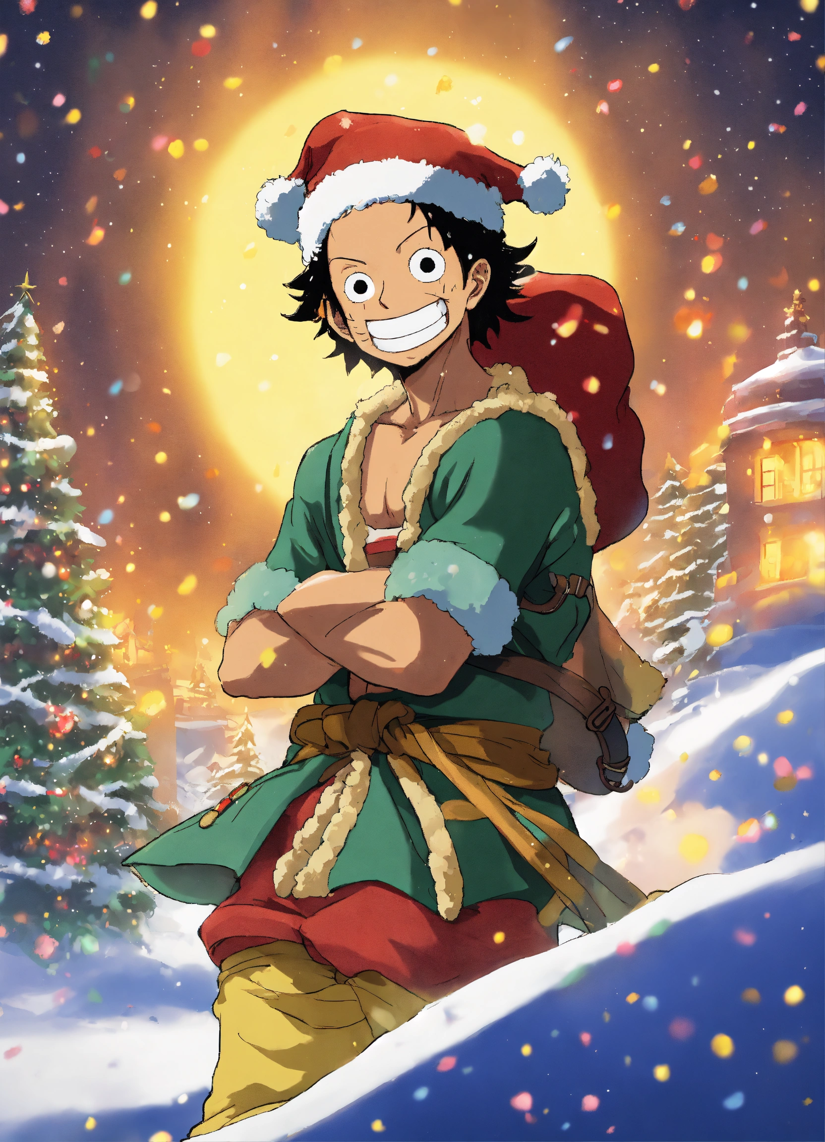 Lexica - Usopp, One Piece Anime, children's book illustration style ...