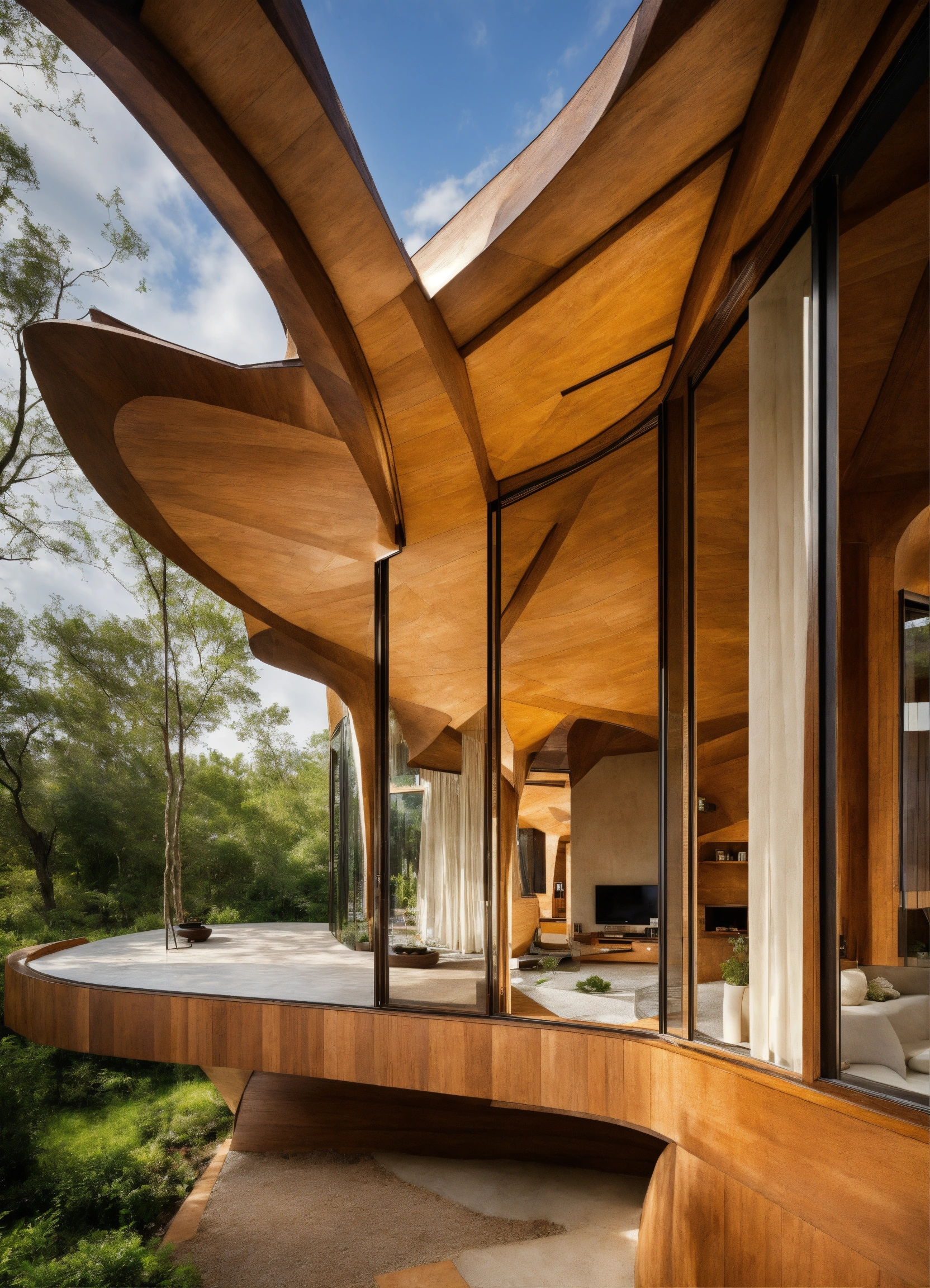 Lexica - A house that is like a butterfly that is very interesting as ...