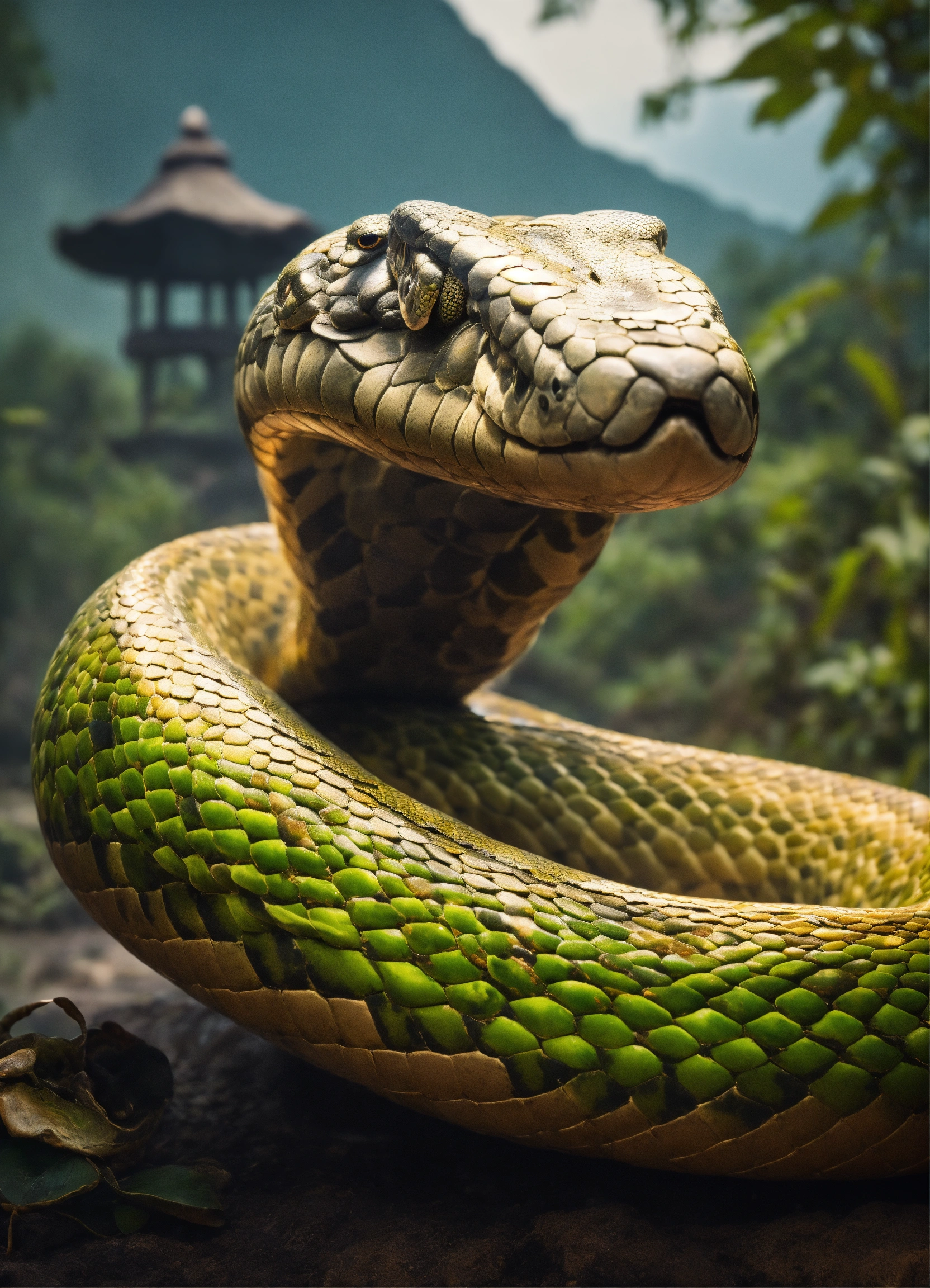 Lexica - Detailed 4k photo of a fantastical creature the shamaran a ...