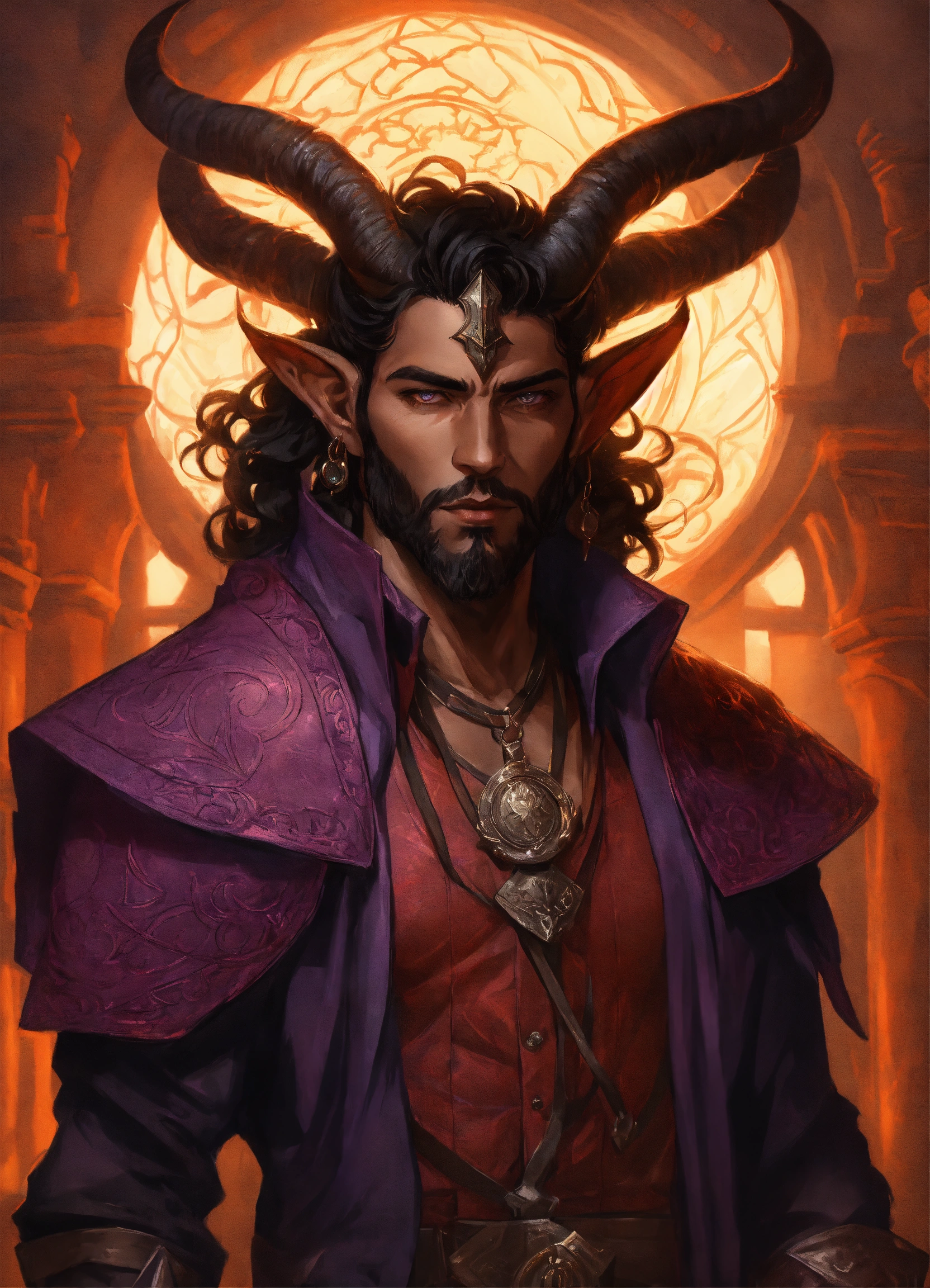 Lexica - A tiefling from Dungeons and dragons, around 5 feet 10 inches ...