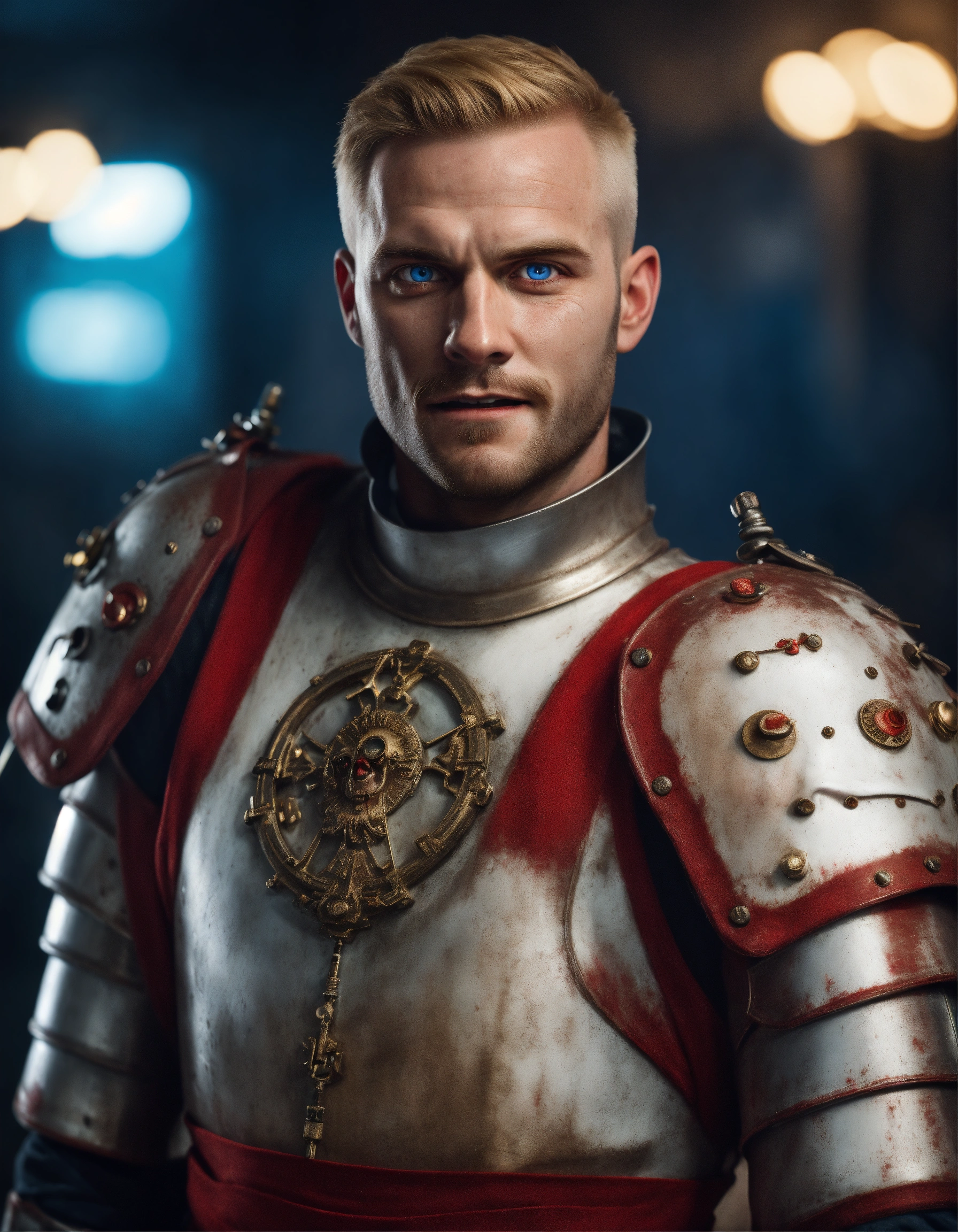 Lexica - A realistic photo of scary 30 years old scary man with deep ...