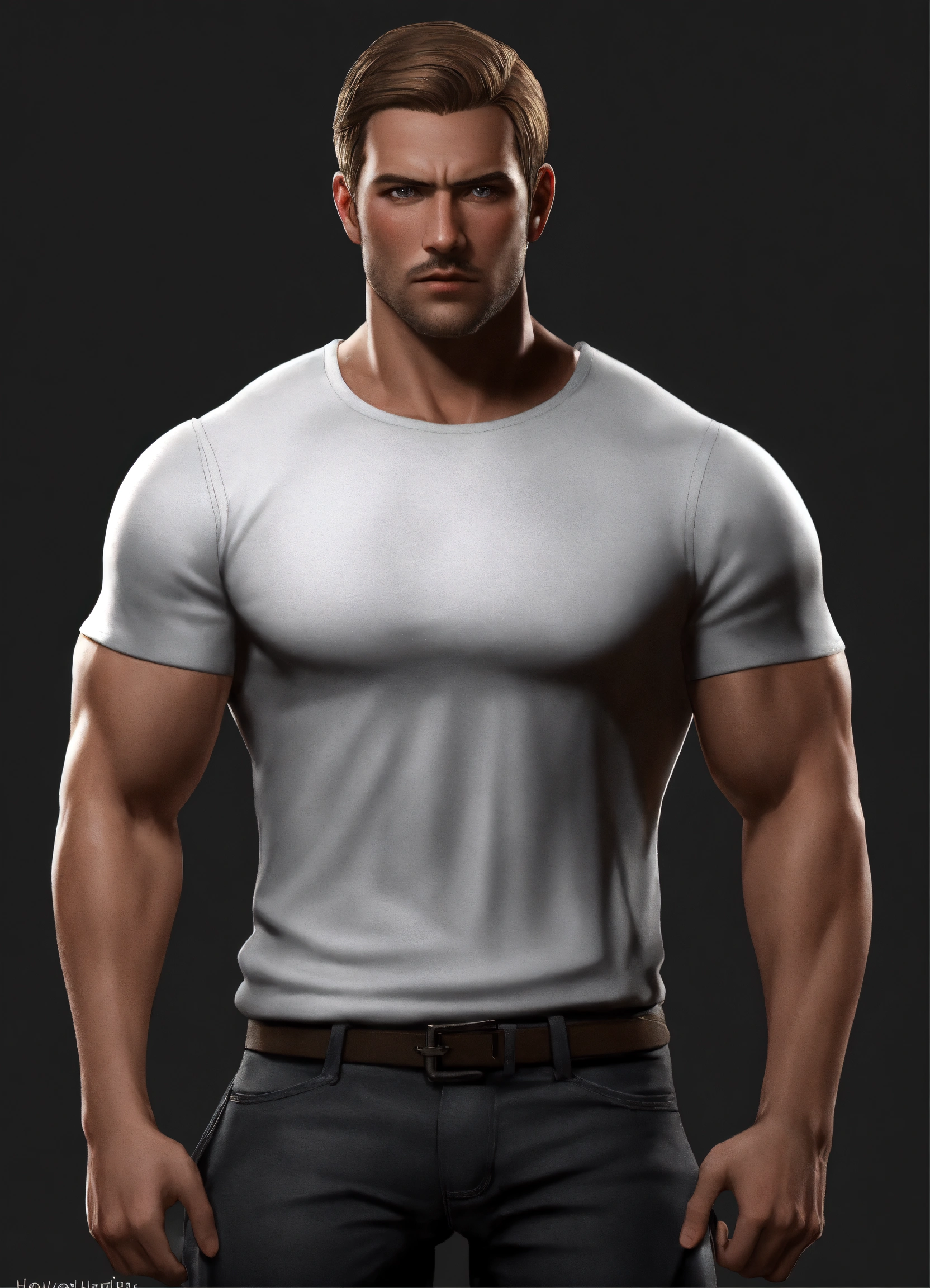 Lexica - Realistic man, full body, serious, solid black background ...