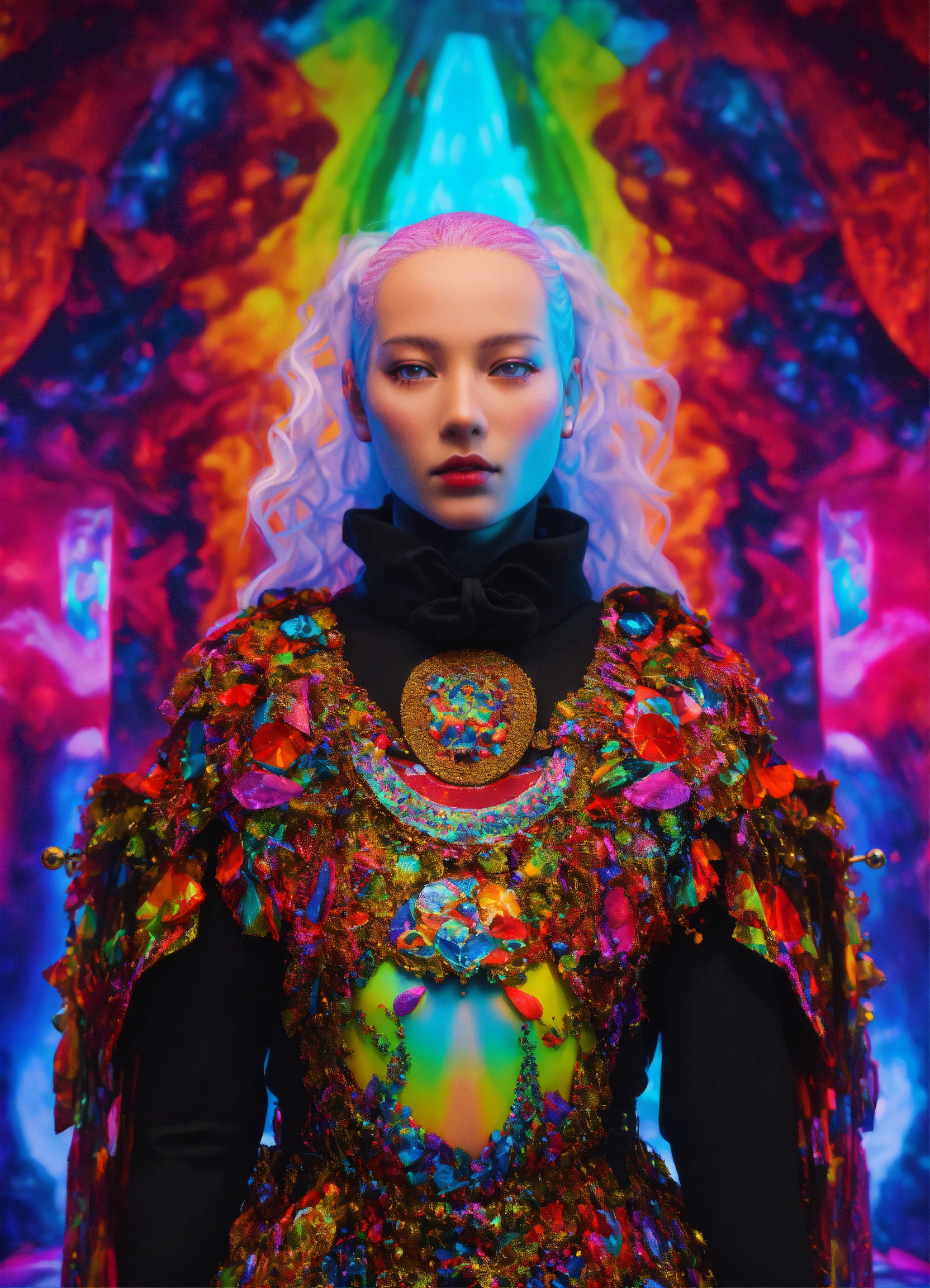 Lexica - Photorealistic 3D portrait of Gorgeous Goth emo king Karmapa ...