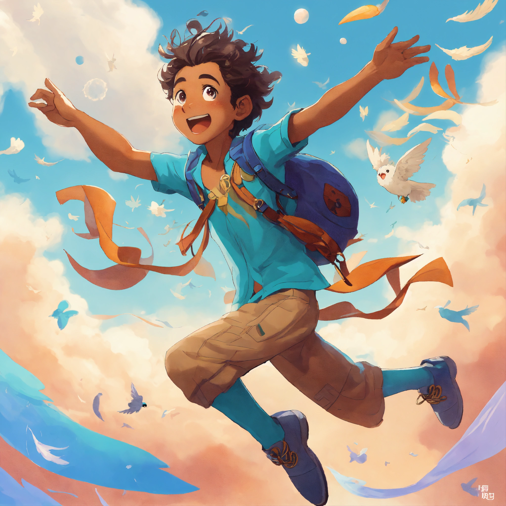 Lexica - Fun and lively cartoon-style illustration of Zito, the Super ...