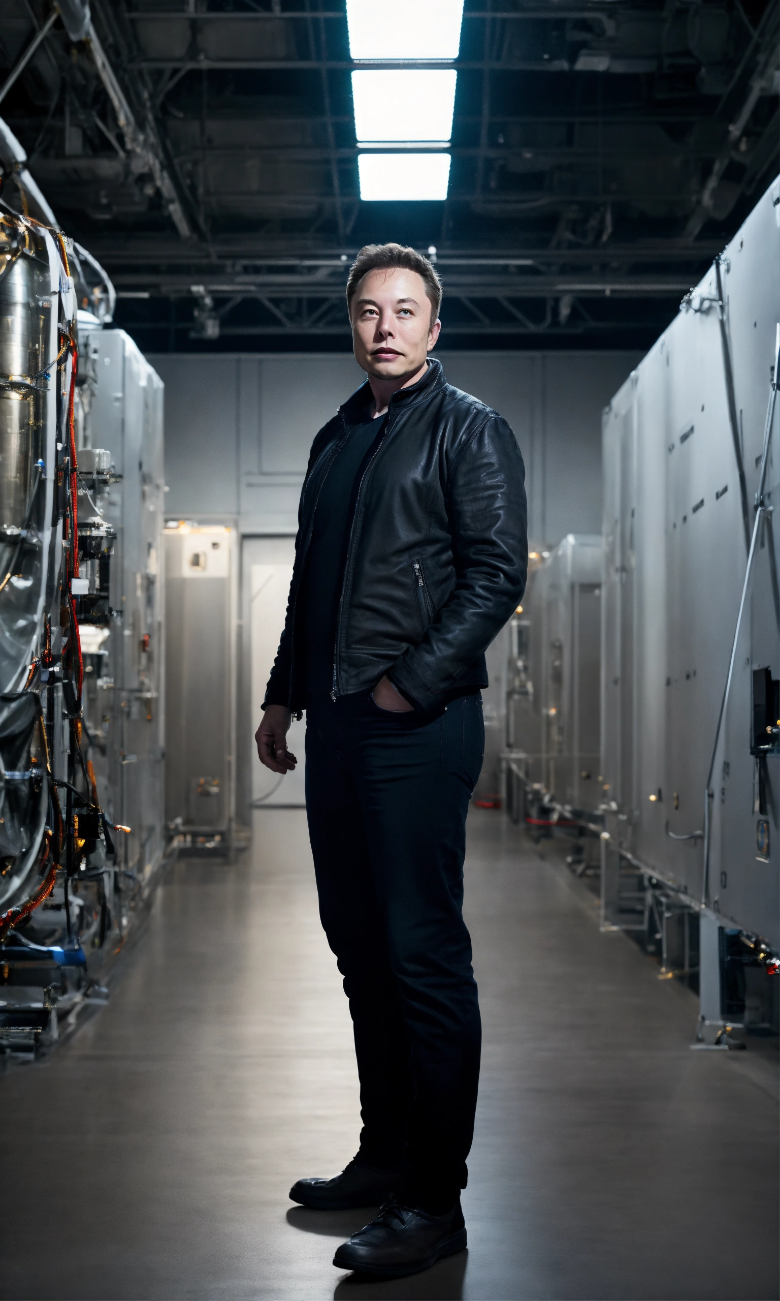 Lexica - Image of Elon Musk, on space X premises, facing at camera, super realistic, high ...