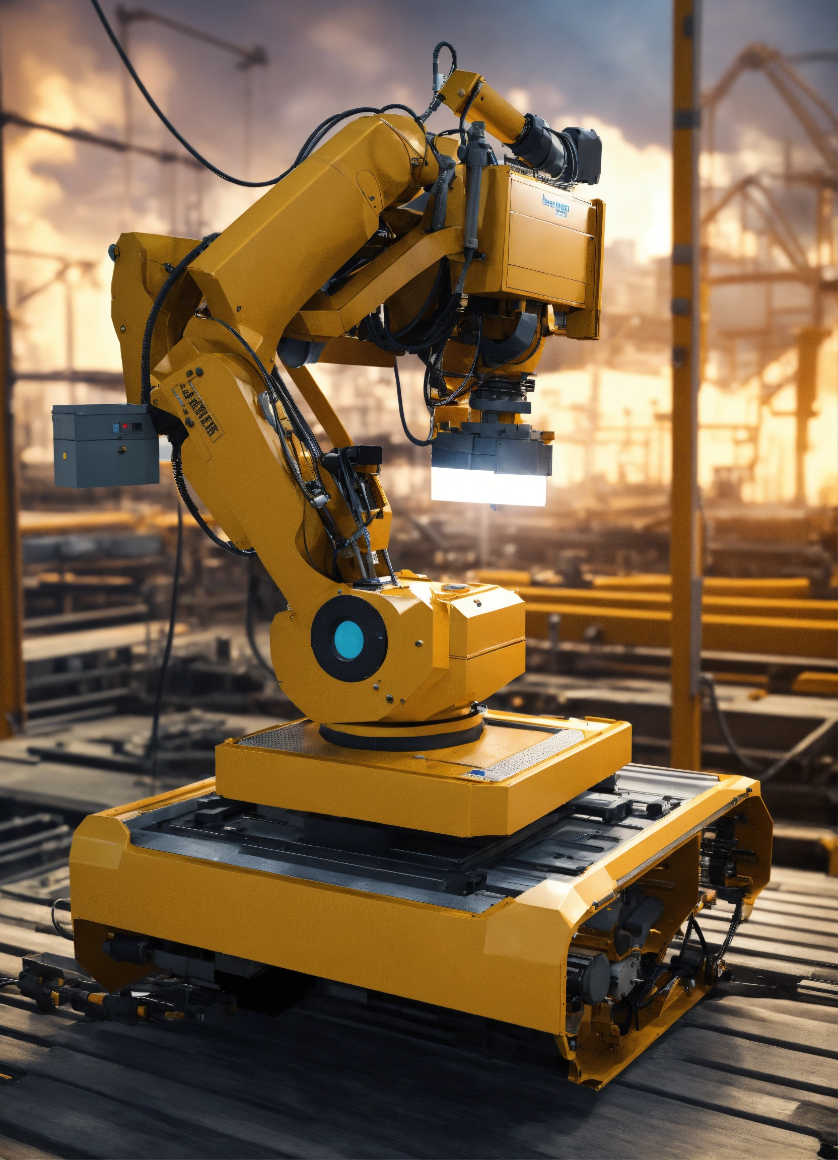 Lexica - A 3D image of progress in the field of industry, especially in ...