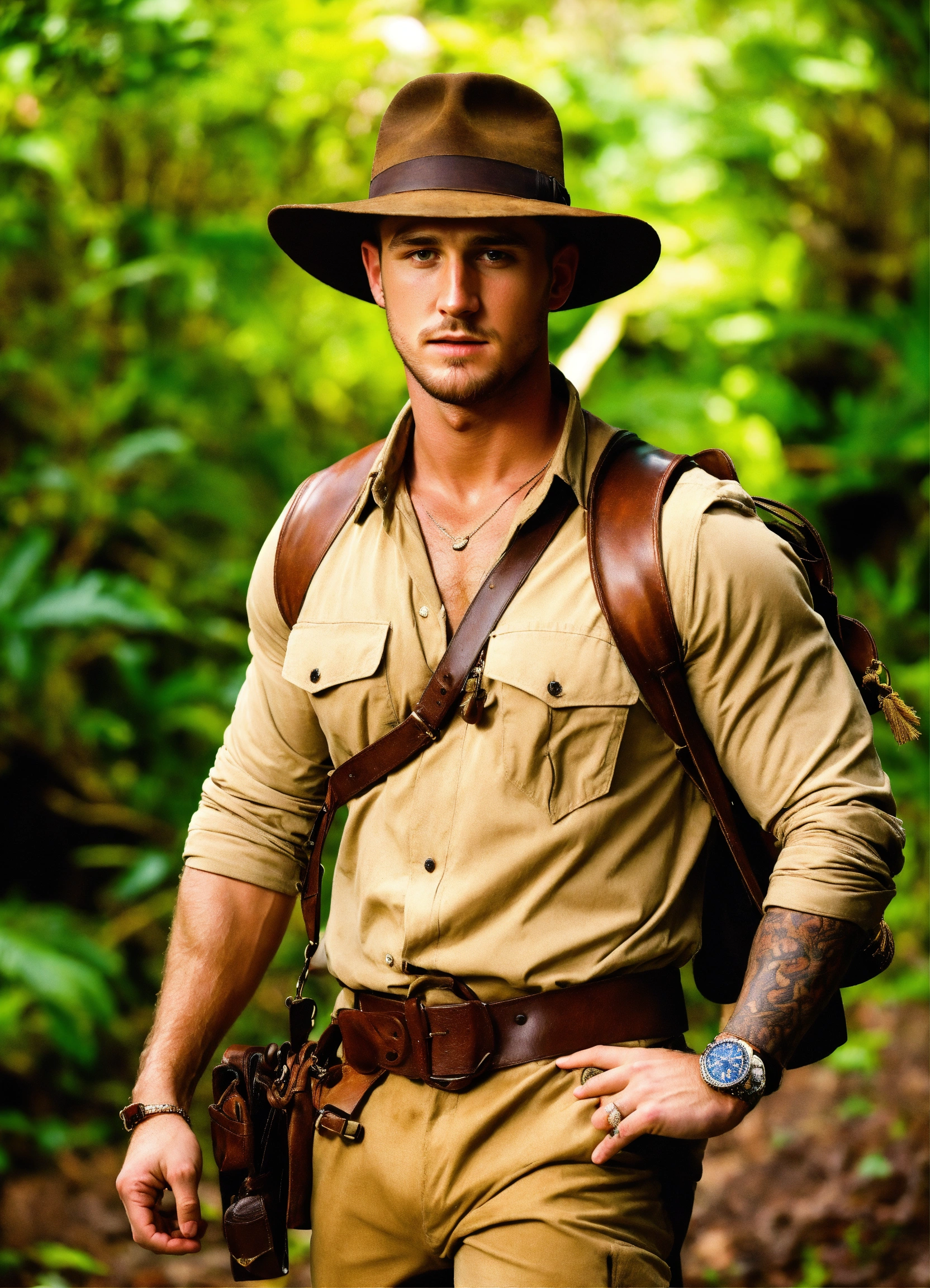 Lexica - Dan osborne dressed as Indiana Jones