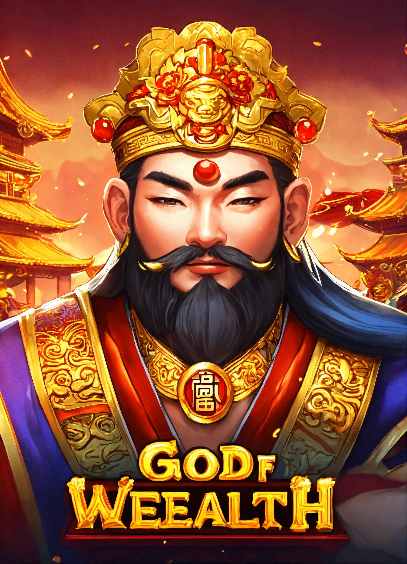 Lexica - God of wealth (chinese) slot machine game icon