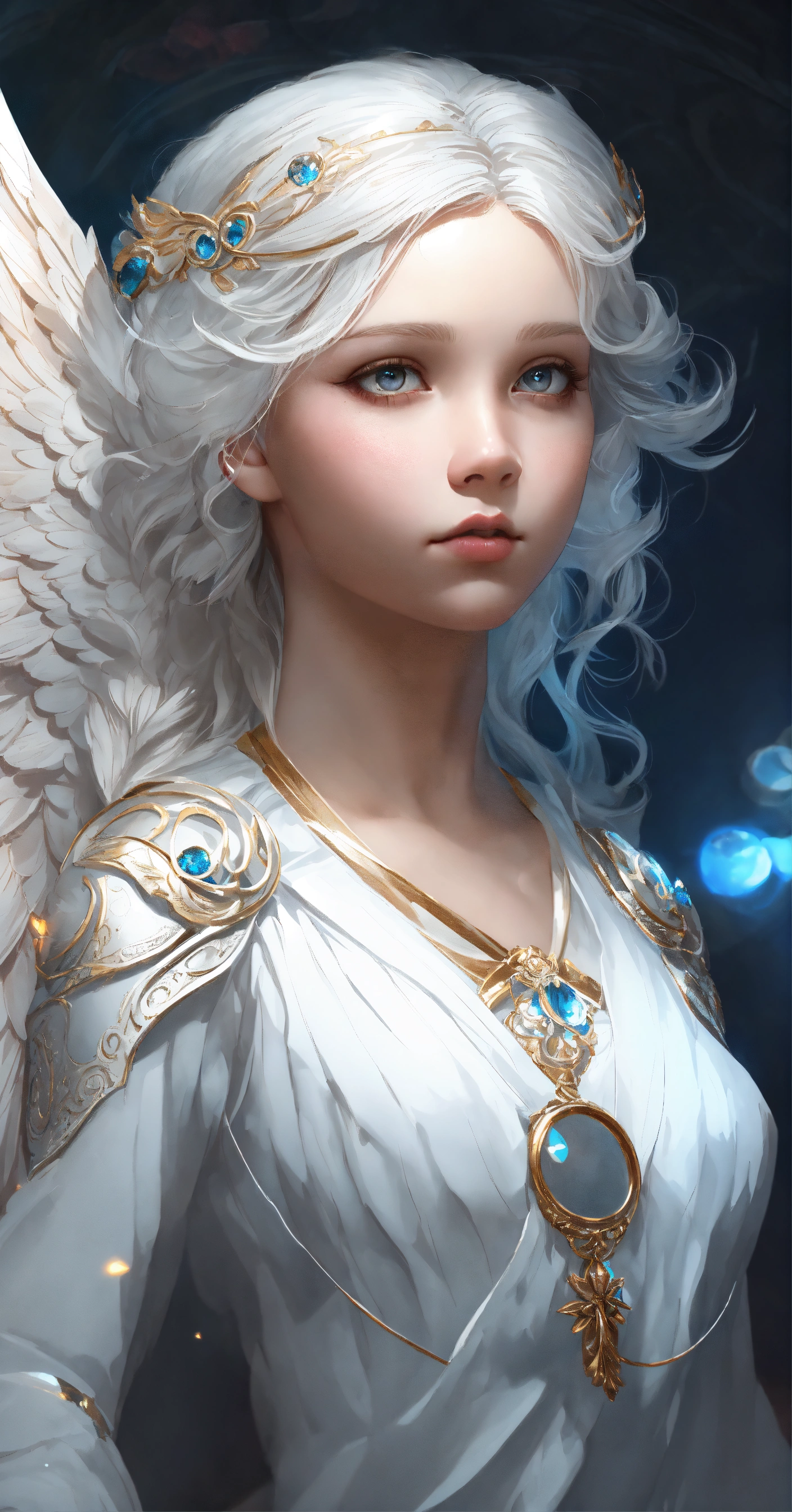 Lexica - Child angel, wings, intricate, headshot, highly detailed ...