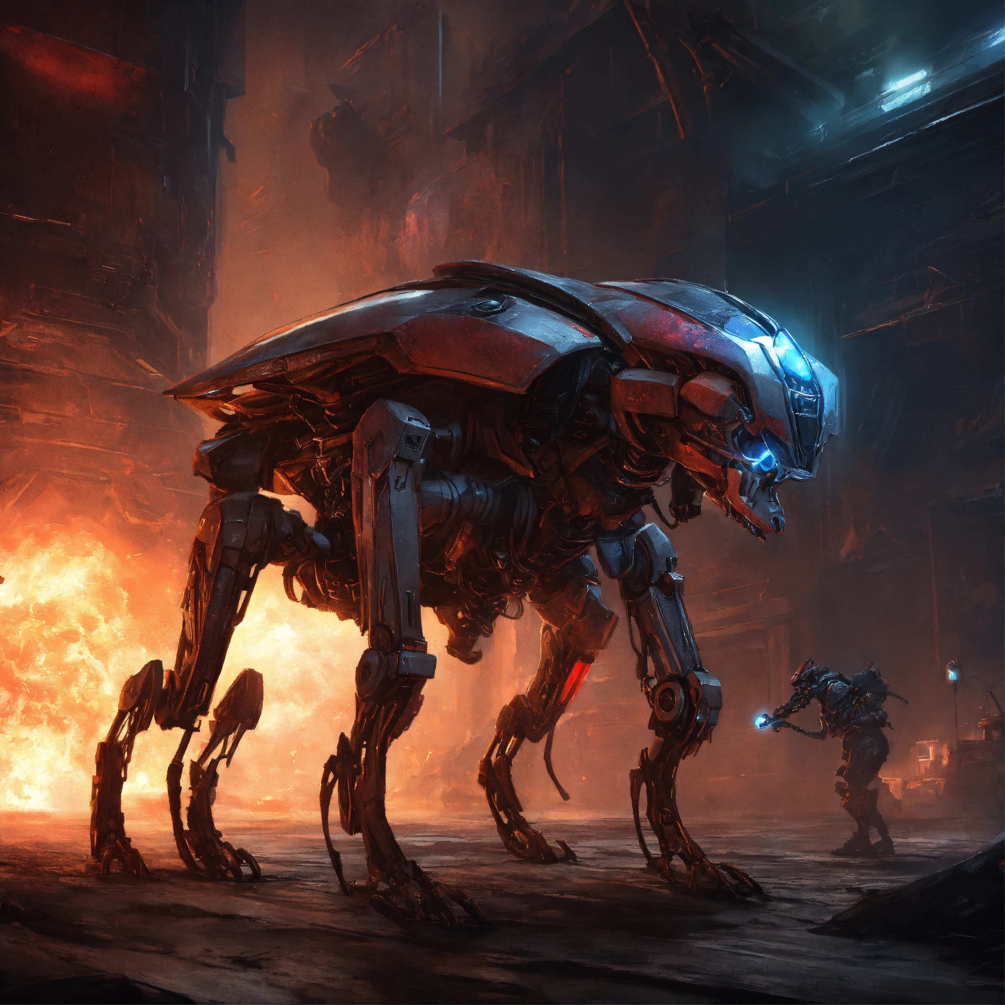 Lexica - Monstrous, demonic, space pirate, alien, art station, sci-fi ...