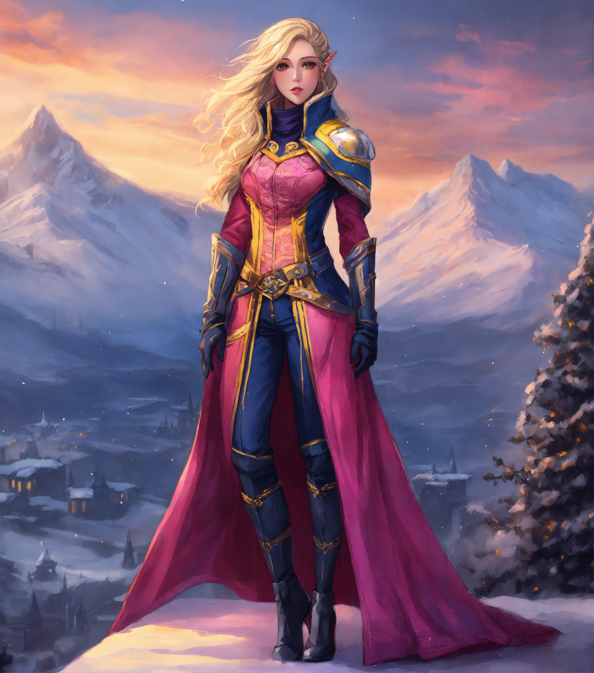 Lexica - Full body drawing of a sci fi high elf, royalty, futuristic ...