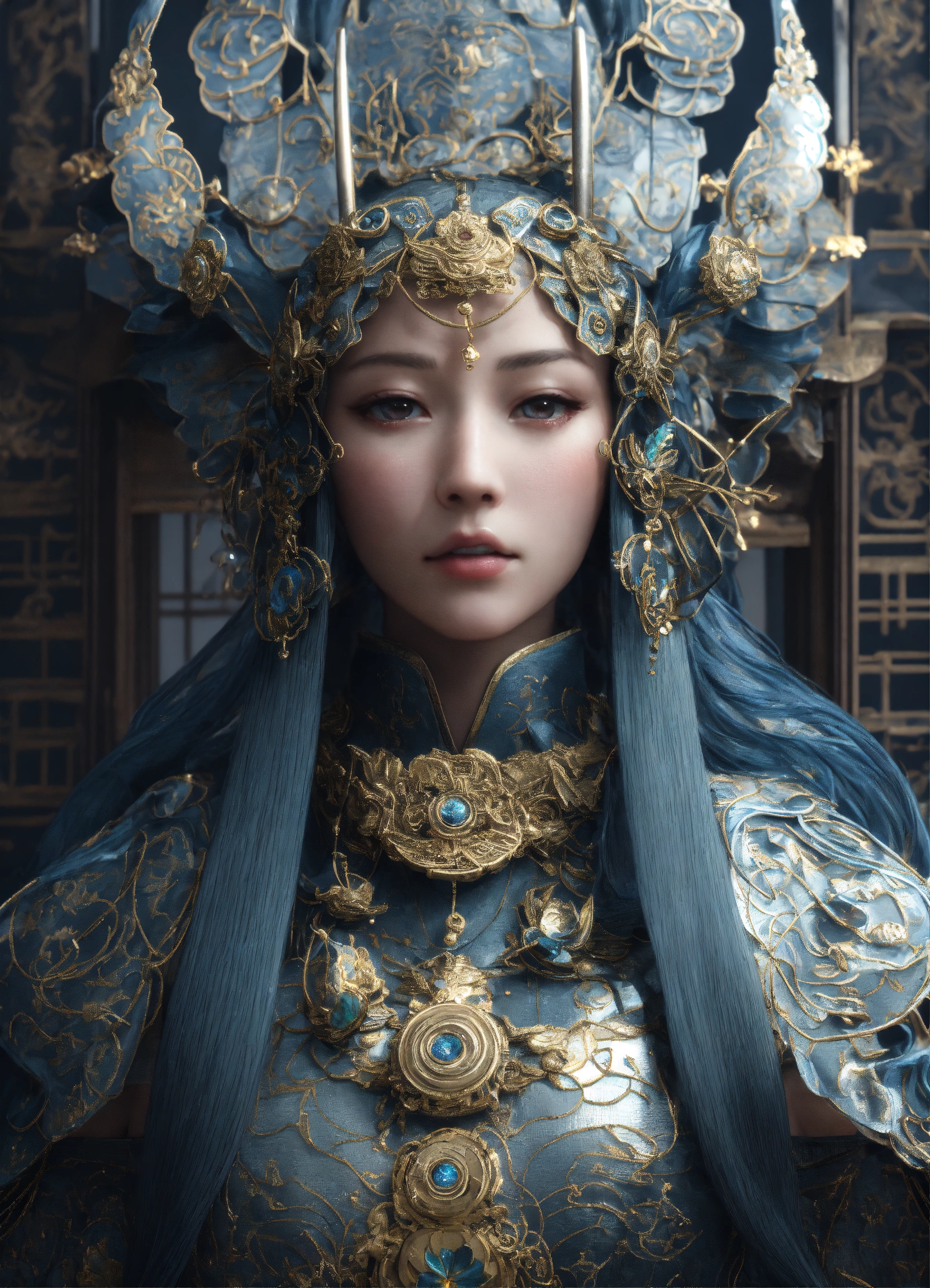 Lexica - Complex 3d render ultra detailed of a edo period high elf sci ...