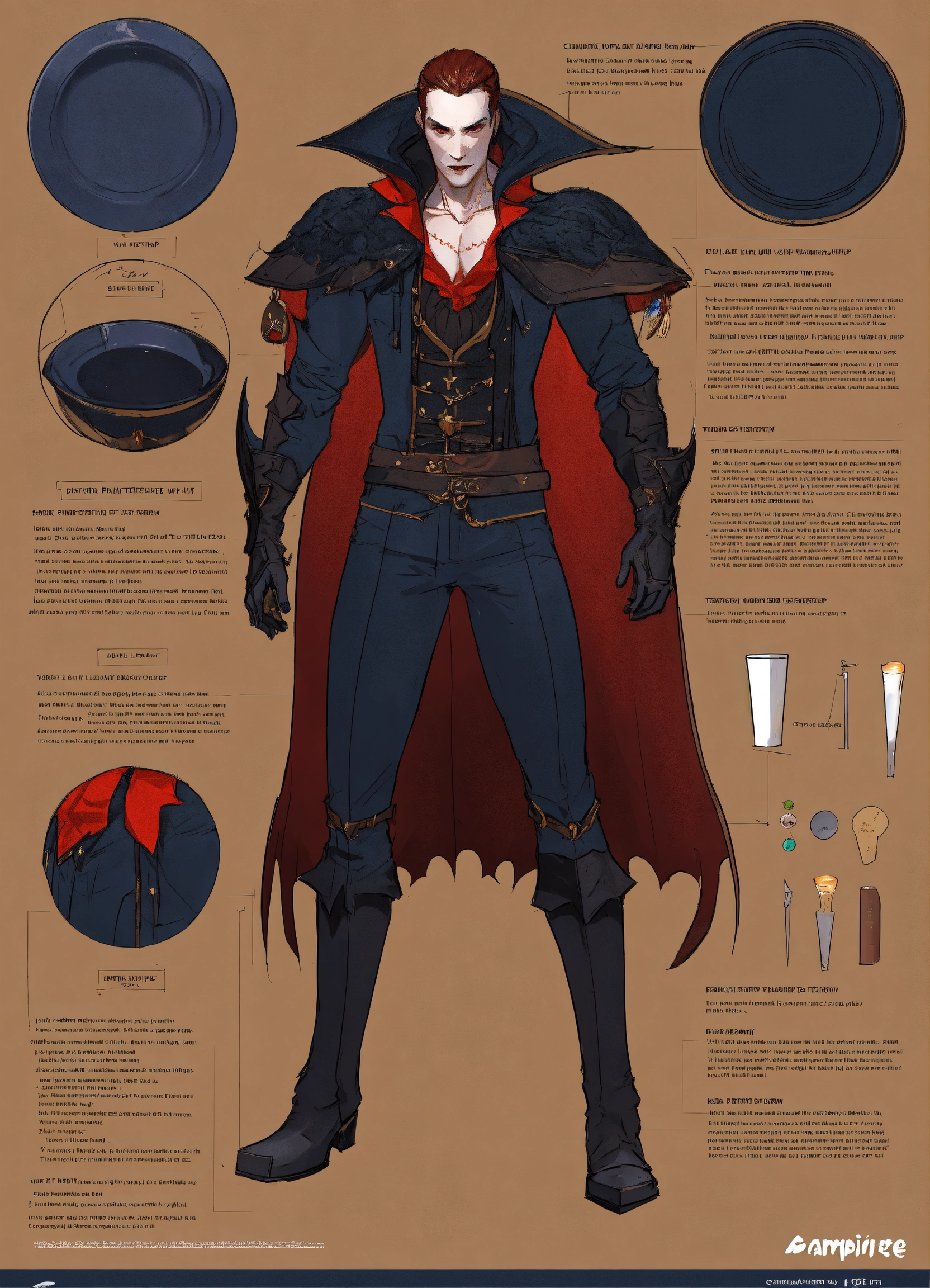 Lexica - Vampire cup, character sheet, character design, chart ...