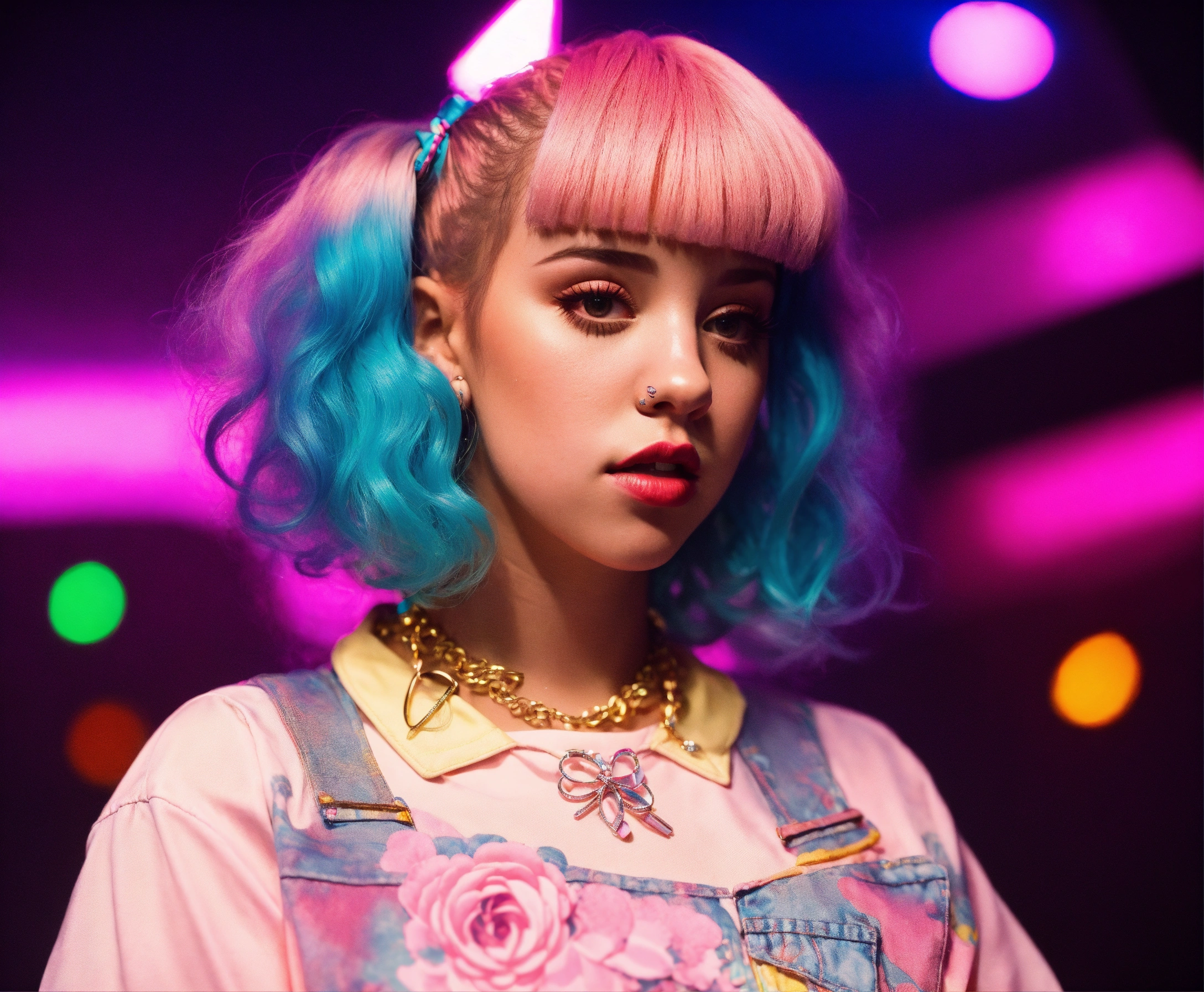 Lexica - Melanie Martinez 80s fashion, mullet, ultra realistic lighting