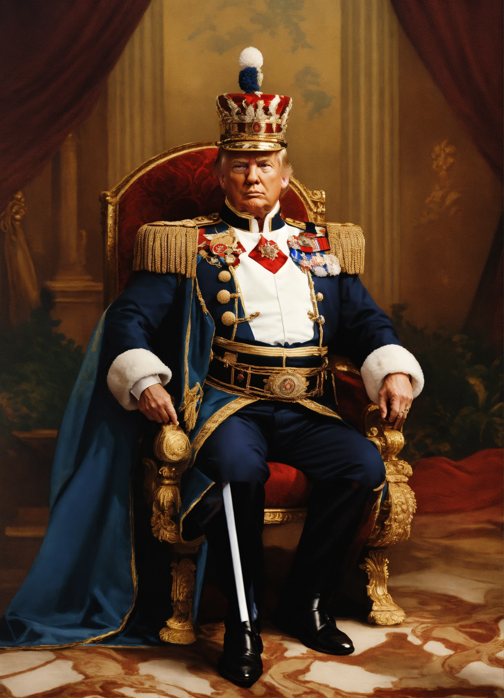 Lexica - Donald Trump as Emperor of the USA