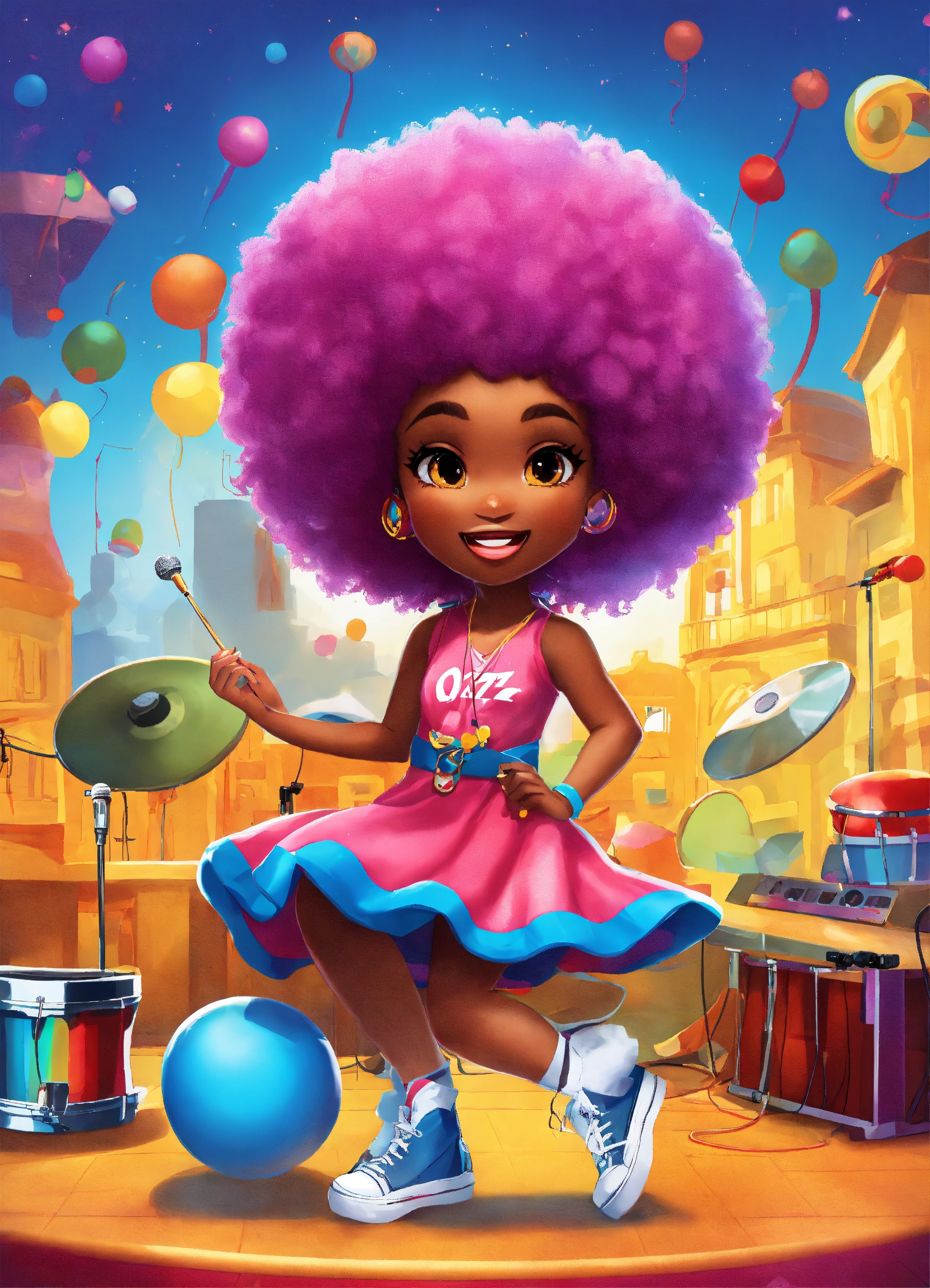 Lexica - Jazz is a lively and energetic cartoon character who loves to ...
