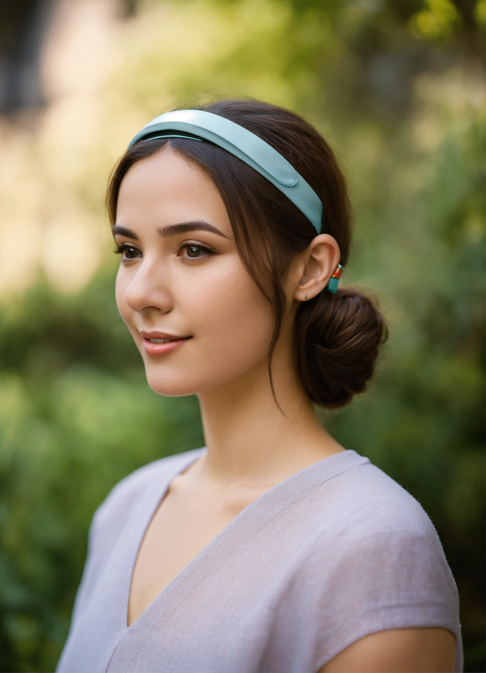 Lexica - Smart elegant small headband on visually impaired individual ...