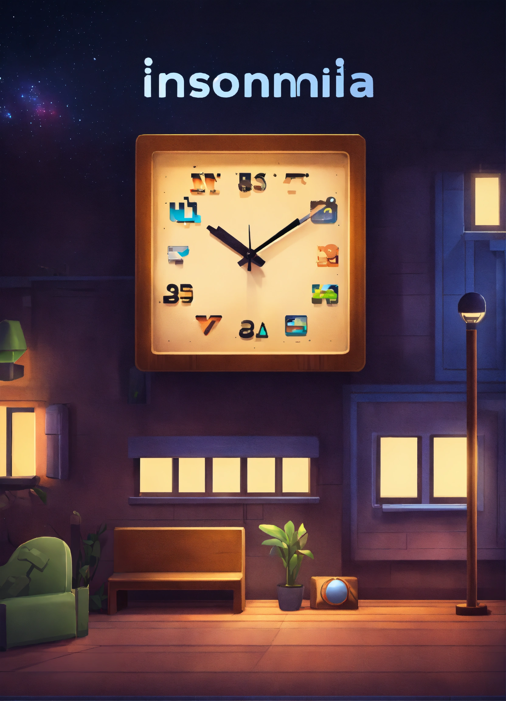 Lexica - A square app icon for a developer tool called insomnia