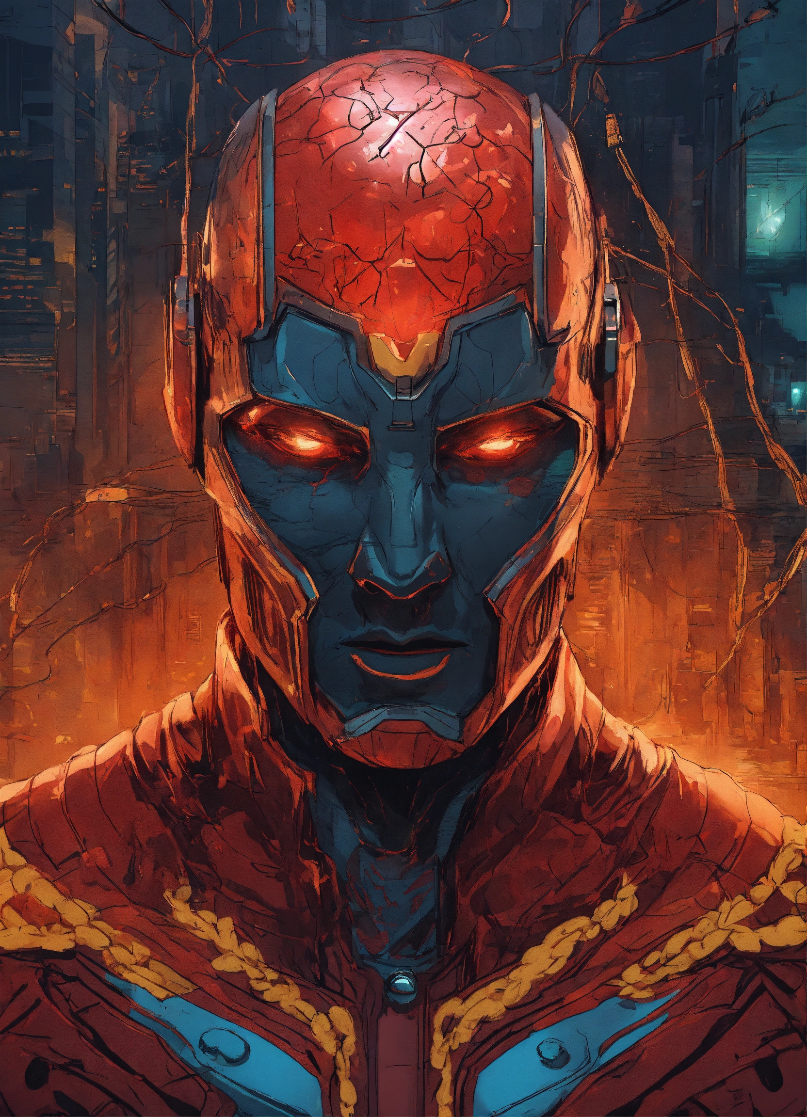 Lexica - Realistic digital illustration art, ink, Neuroshock is a ...
