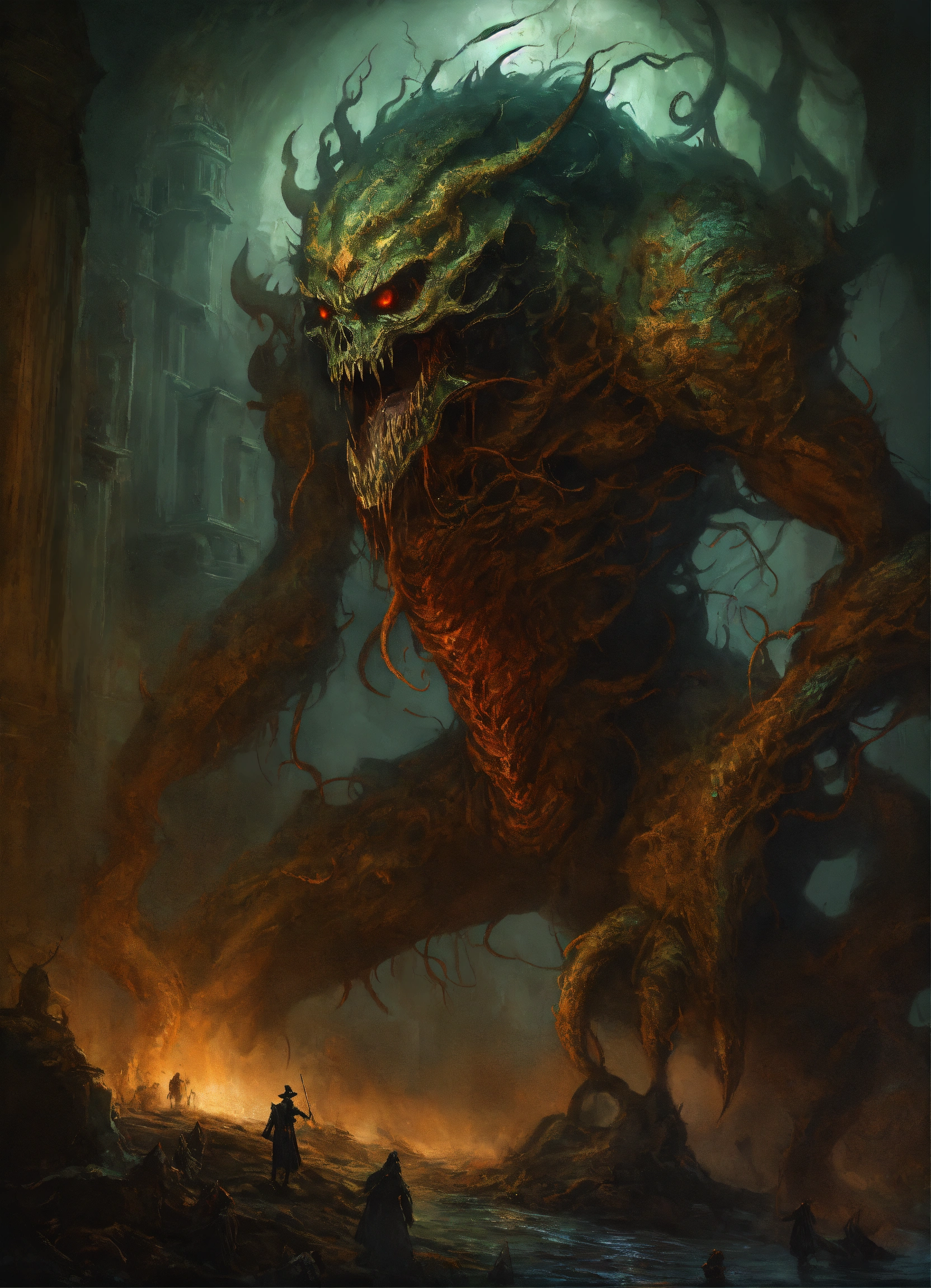 Lexica - Amidst the chilling mists of the unknown, a monstrous ...