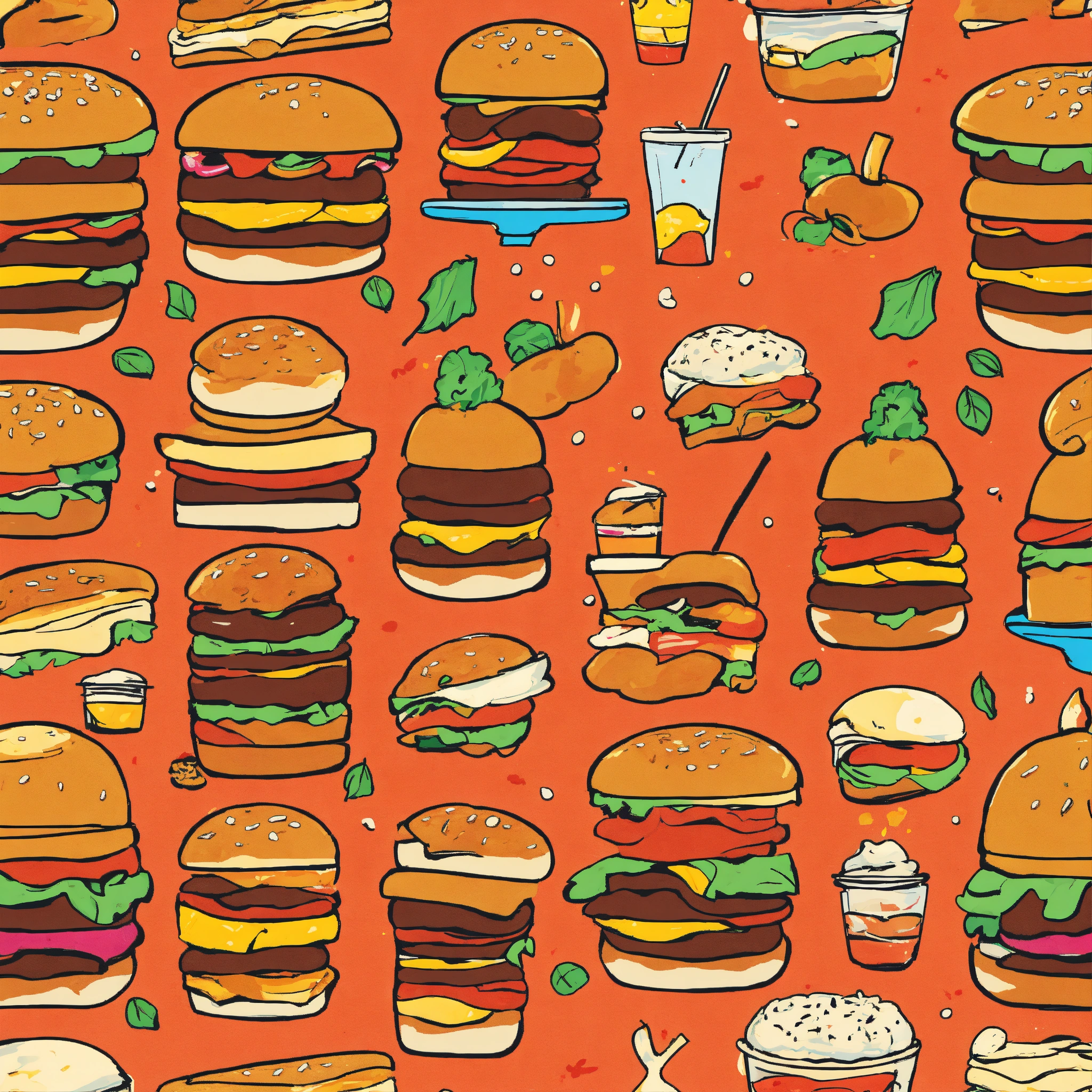 Lexica - Design burger wrapper pattern for a new ‘A crisper that can’t ...