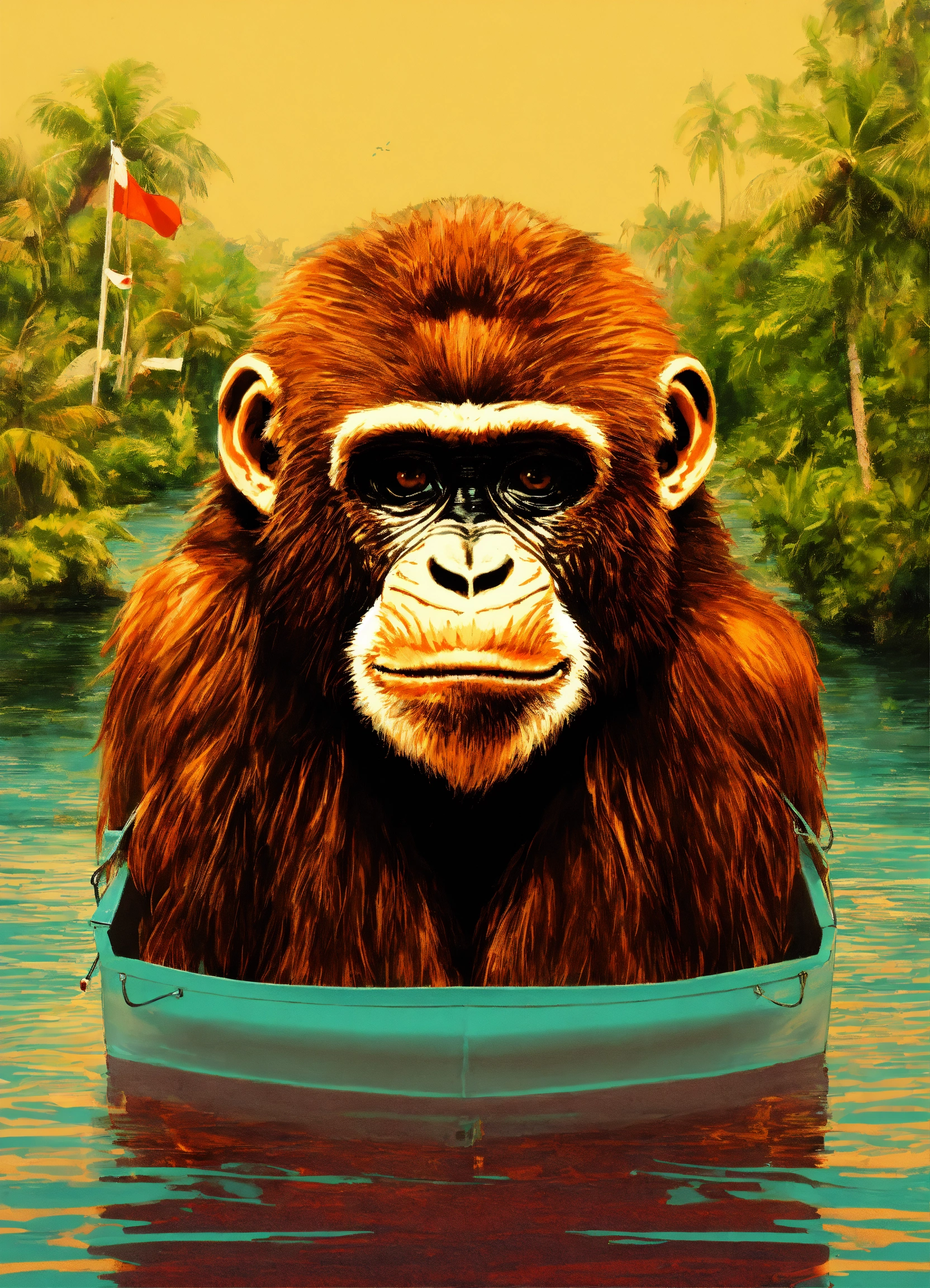 Lexica - PFP image inspired by Bored Ape Yacht Club