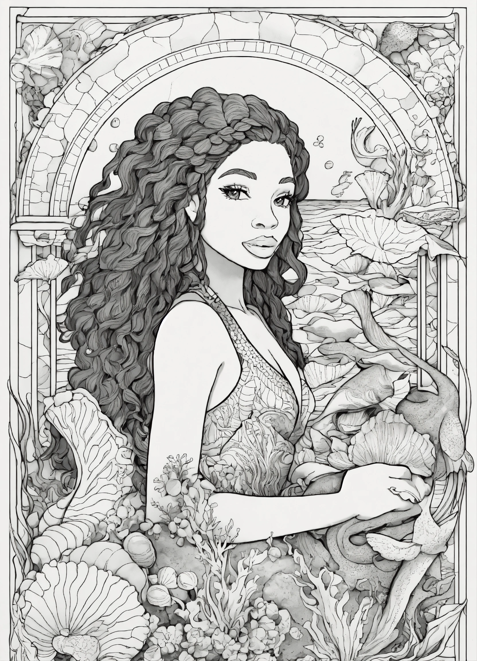 Lexica - Halle Bailey Ariel, Halle Bailey the Little mermaid, black ...