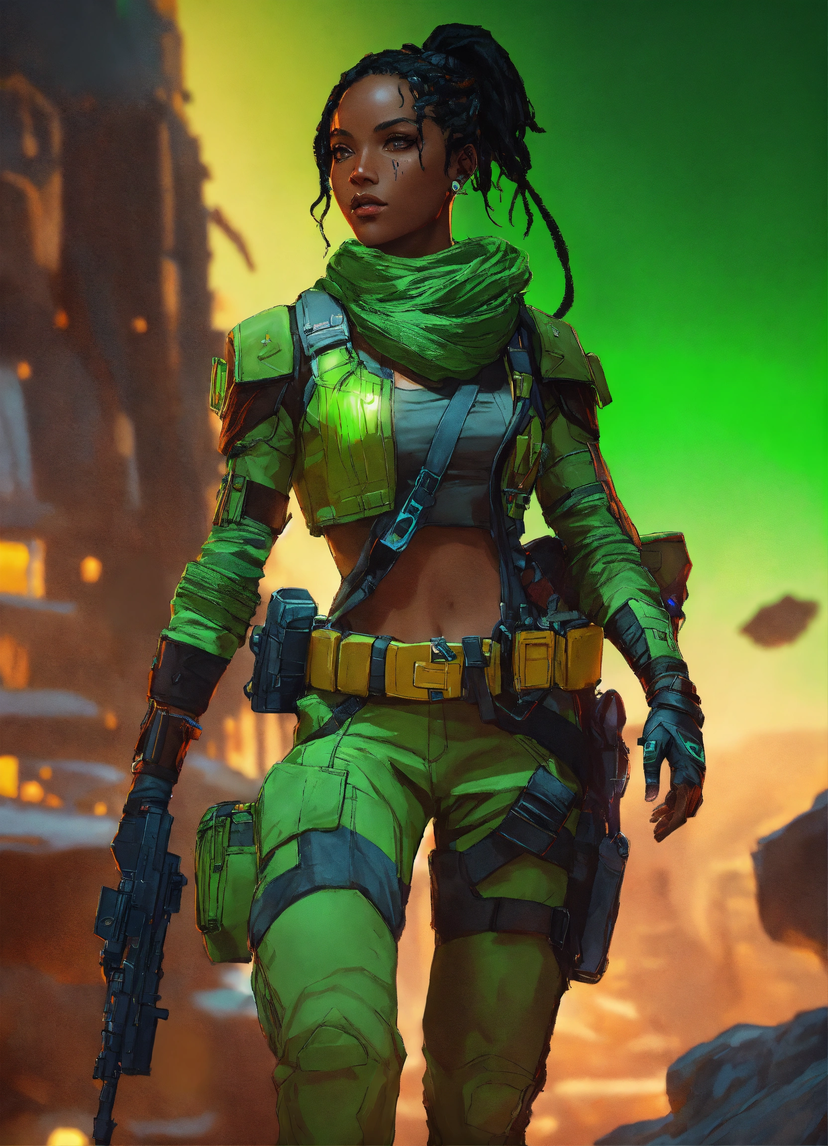 Lexica - Apex legends assassin in tactical jumpsuit. concept art by ...