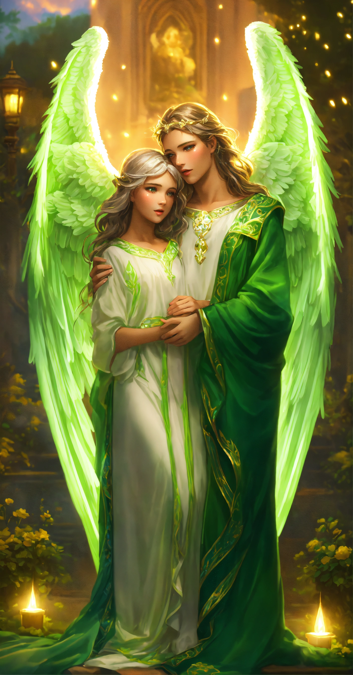 Lexica - 2 Guardian Angels, one is a boy and the other angel is a 7 ...