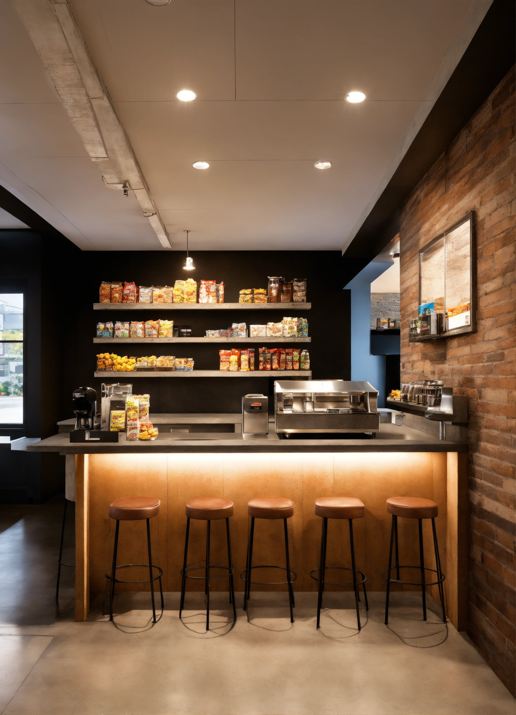 Lexica - A self serve breakroom snack bar with snacks on an easy to ...