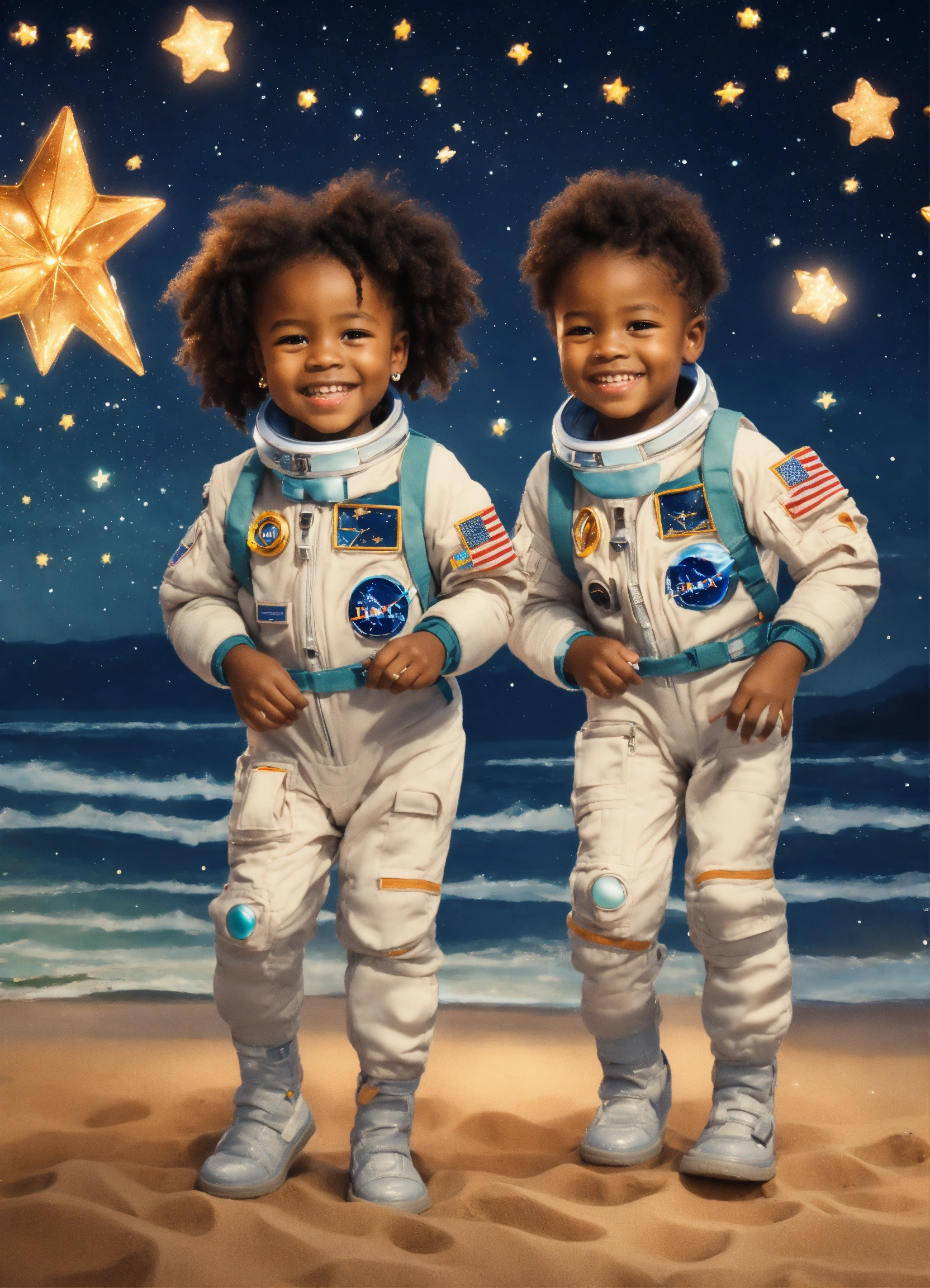 Lexica - Very Beautiful African American preschoolers with braided hair ...