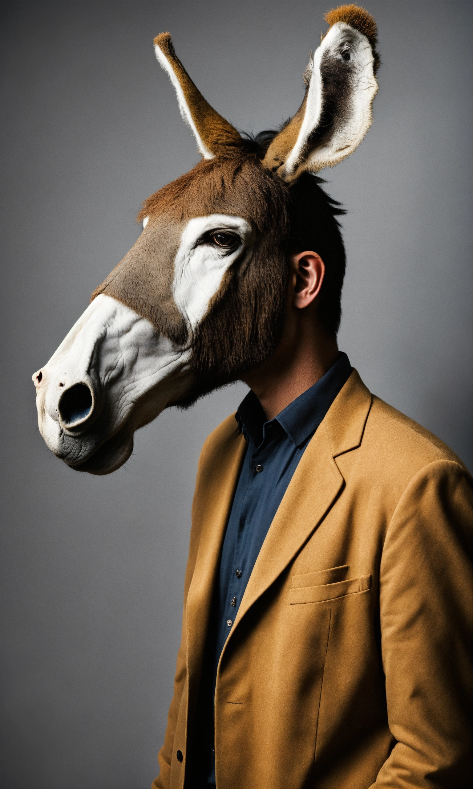 Lexica - Man with donkey head