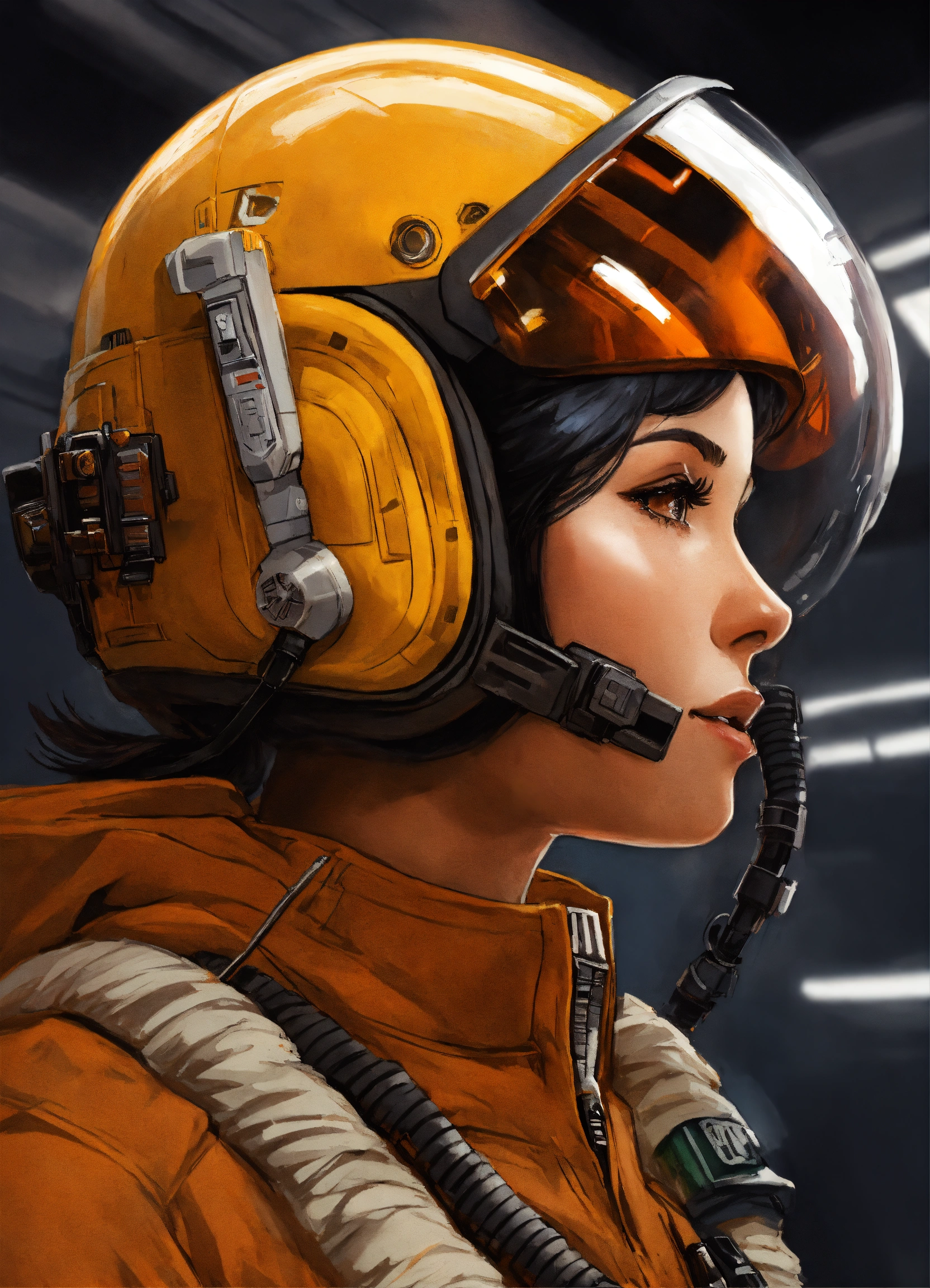 Lexica - Character design of several Star Wars female Rebel pilots.