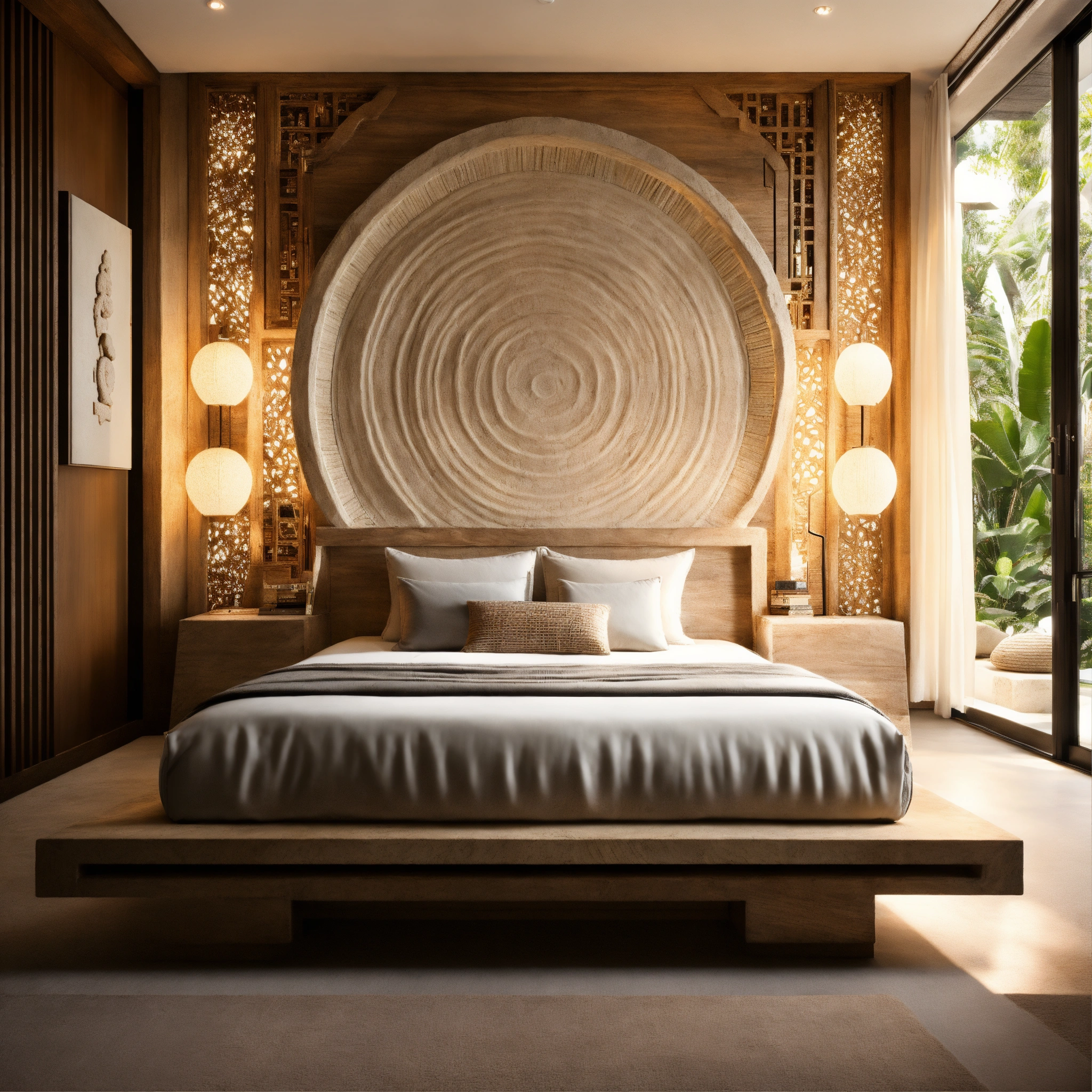 Lexica - Ultra realistic photo of Modern take on bali inspired low ...