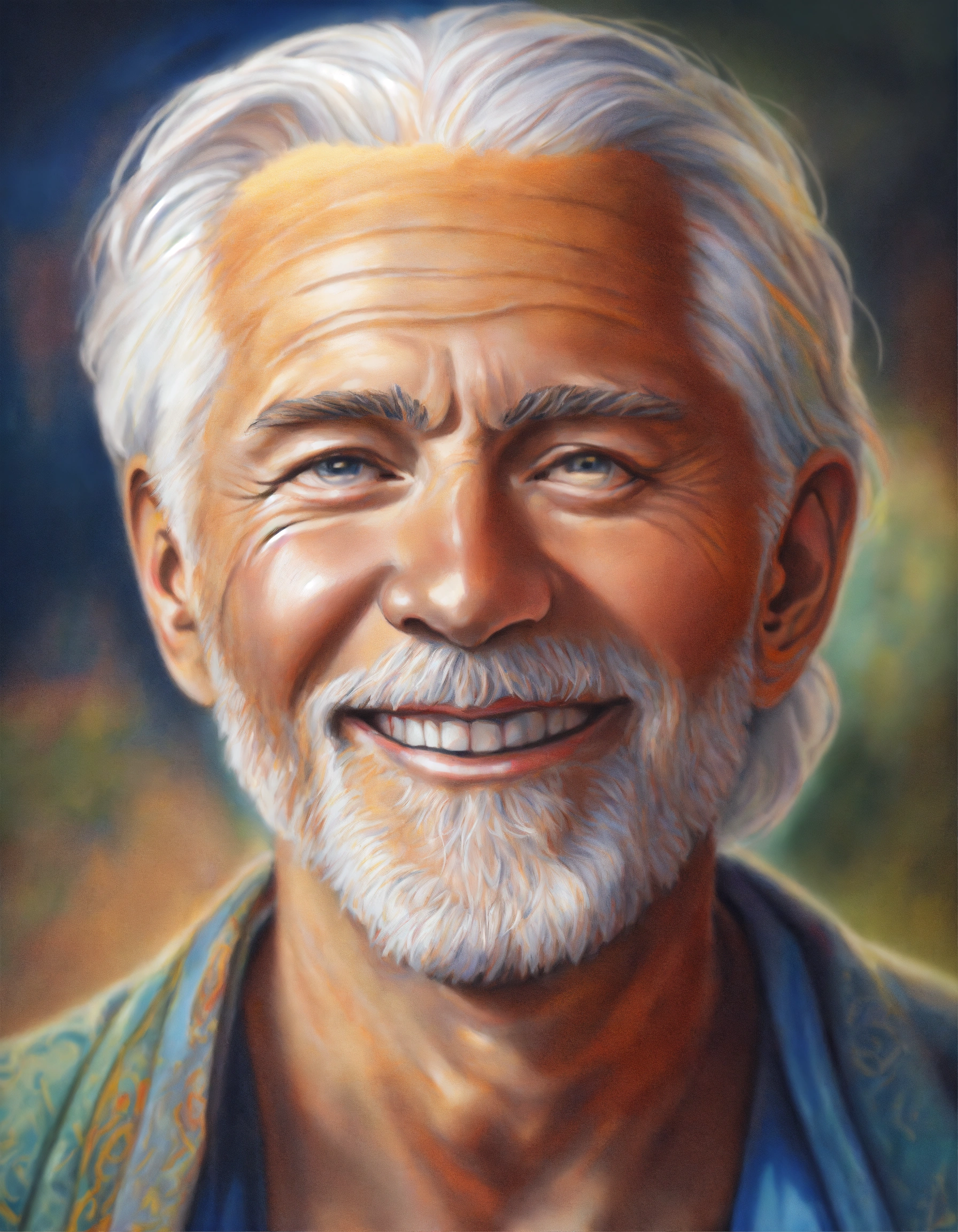 Lexica - Realistic colored pencil drawing of spiritual mentor a ...