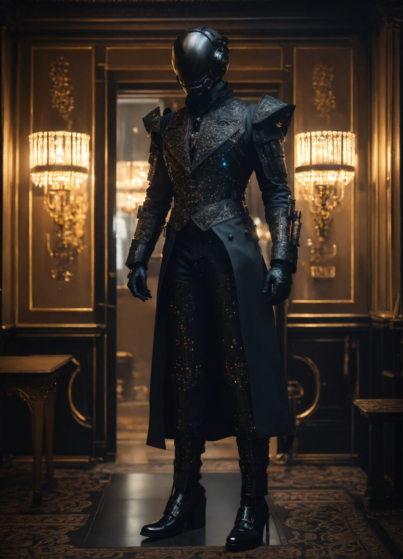 Lexica - An ultrarealistic paint of a futuristic full bodyvictorian ...