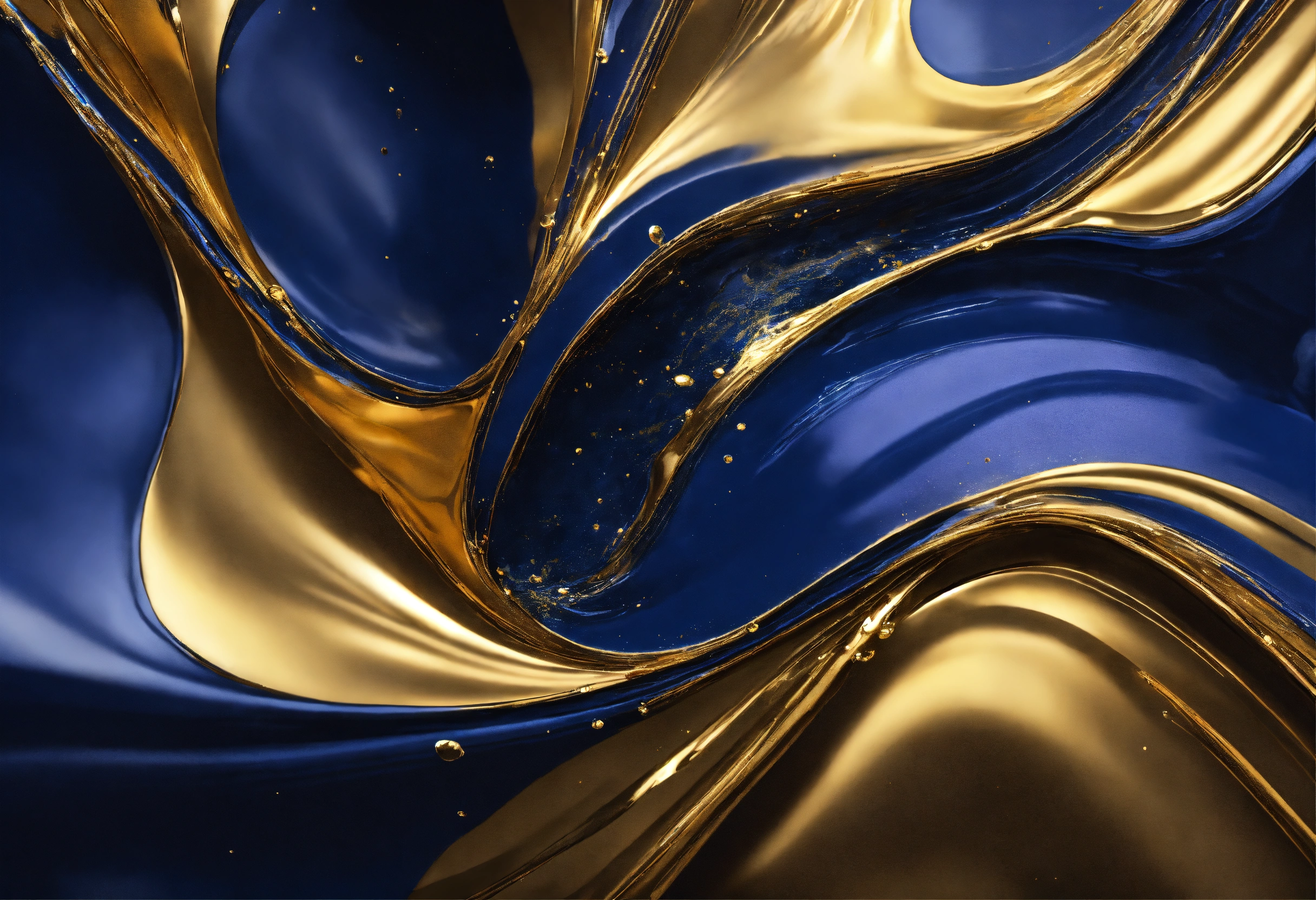 Lexica - Luxury water fusion of dark blue splashes abstract art, add ...