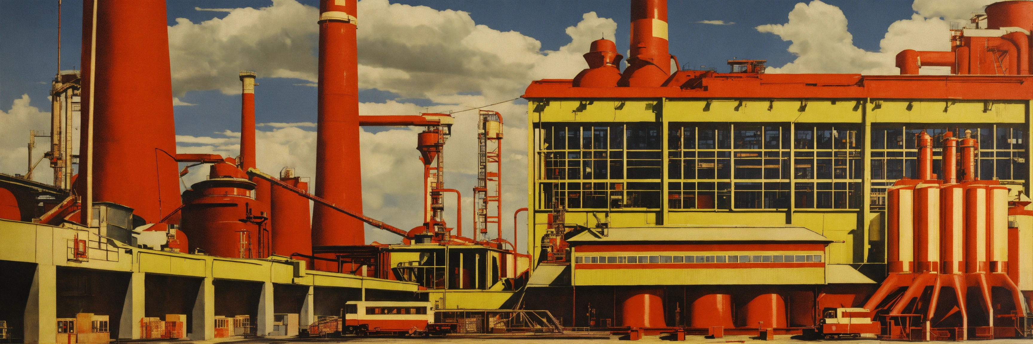 Lexica - Collage on the theme of the USSR factory