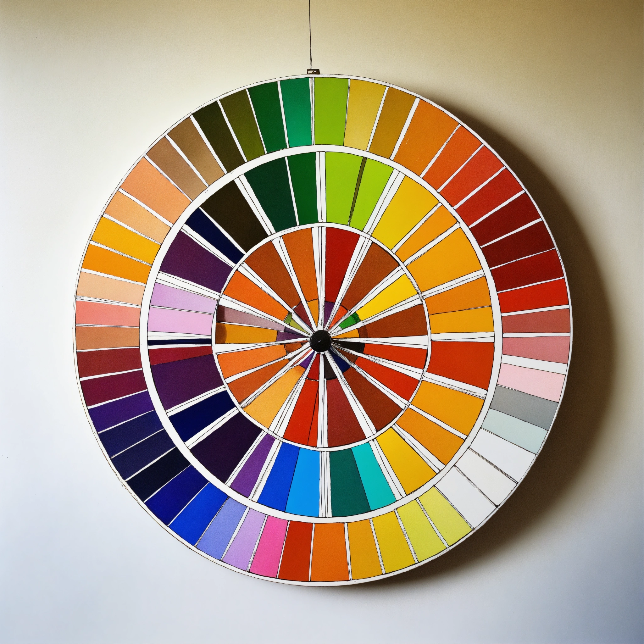 Lexica - A simple color wheel in white background.