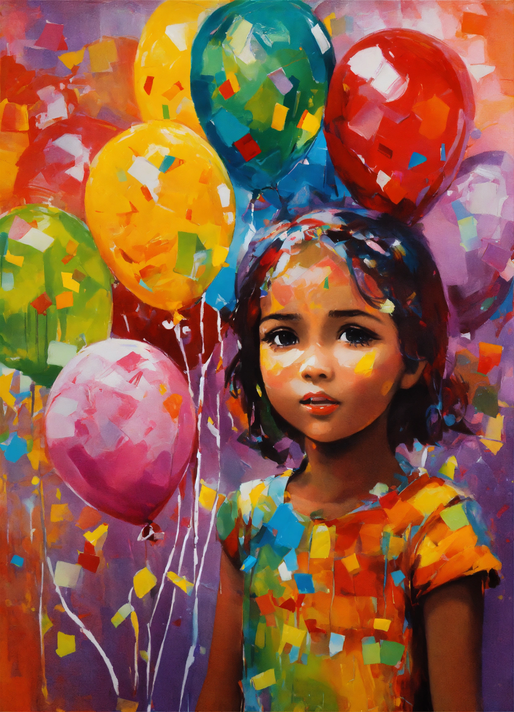 Lexica - Let's Celebrate a Neo-Expressionist Birthday A Burst of ...