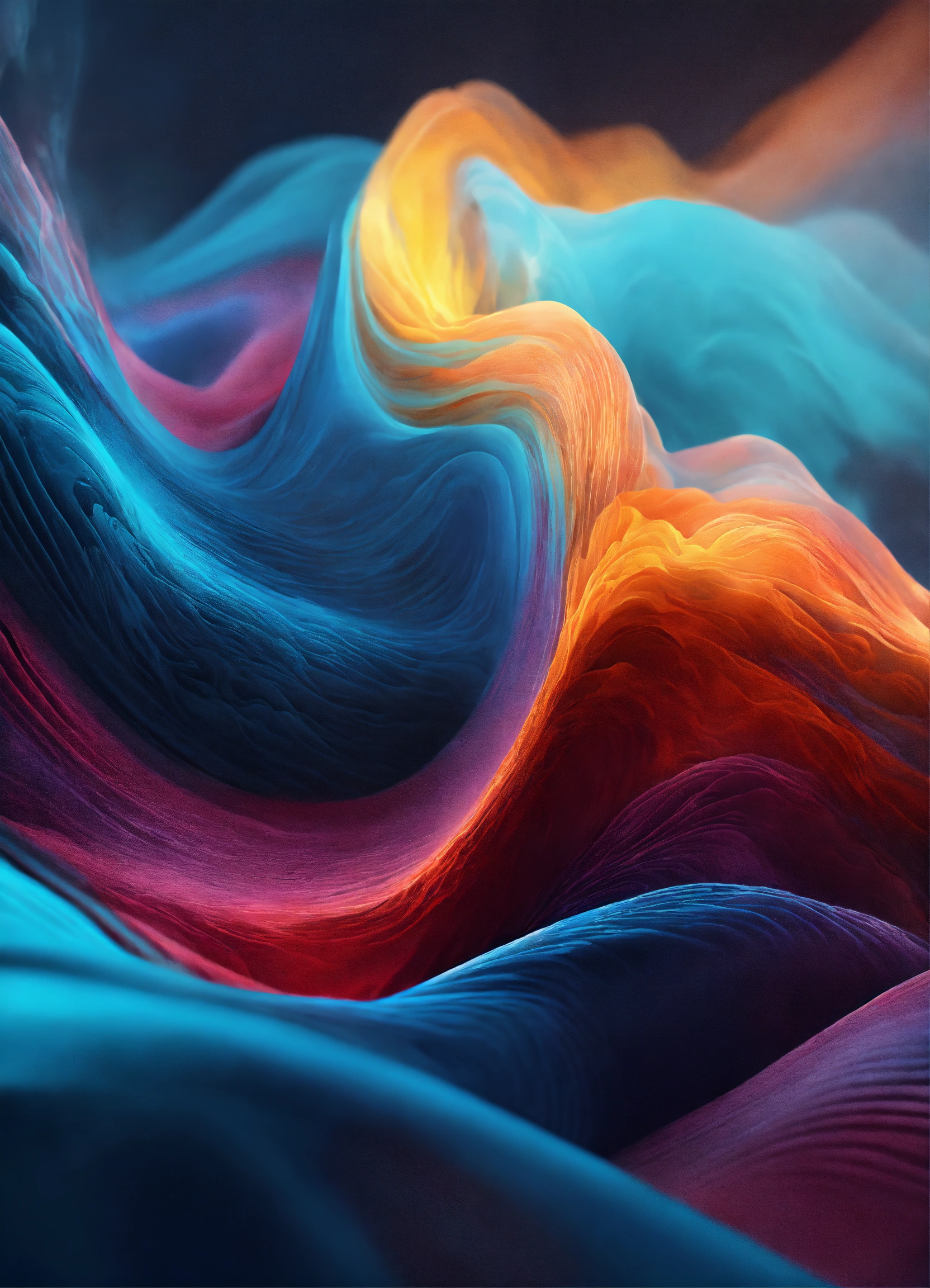 Lexica - Multicolor vibration waves, fantasy, beautiful, abstract ...