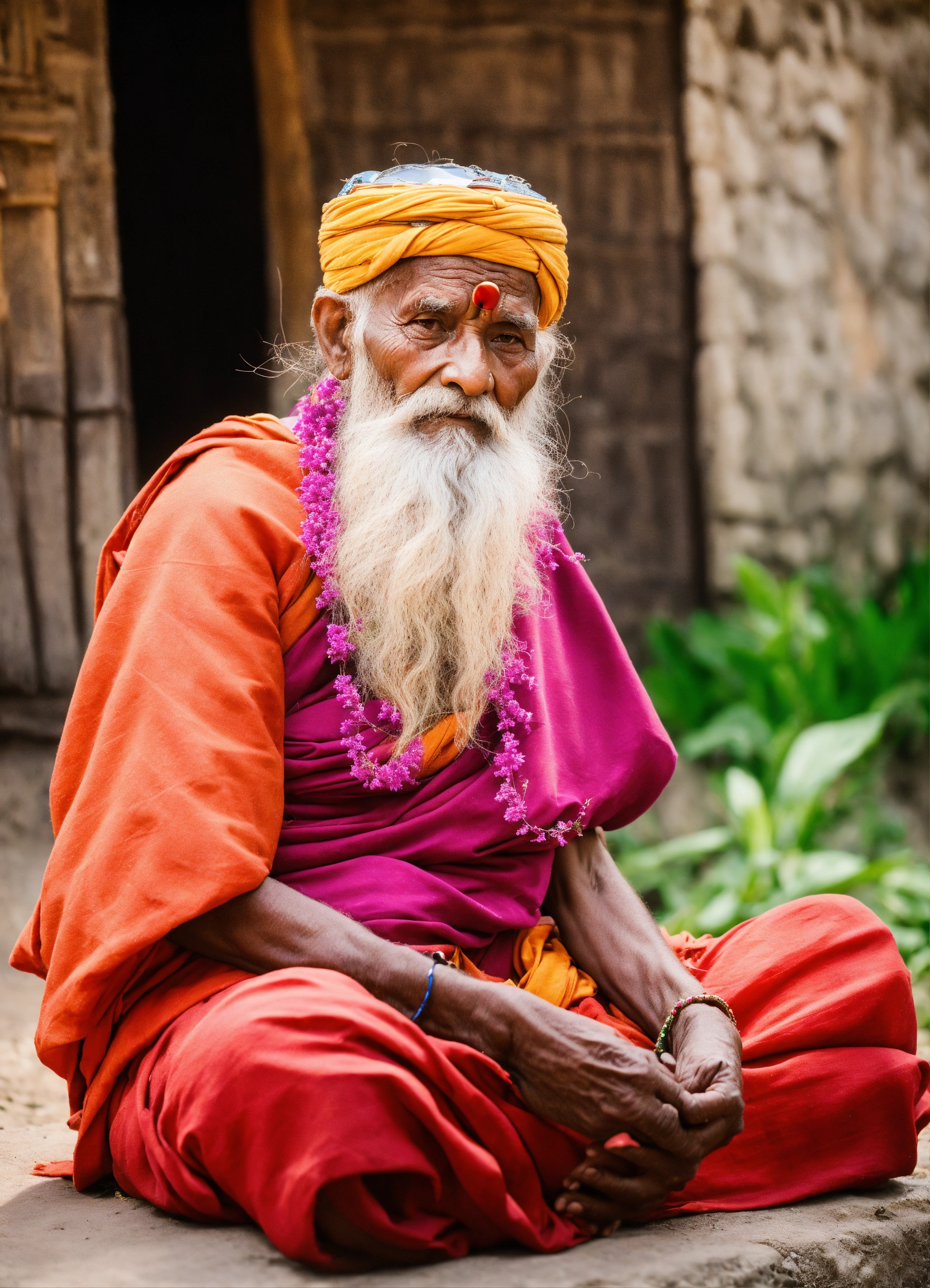 Lexica - An old guru in a village