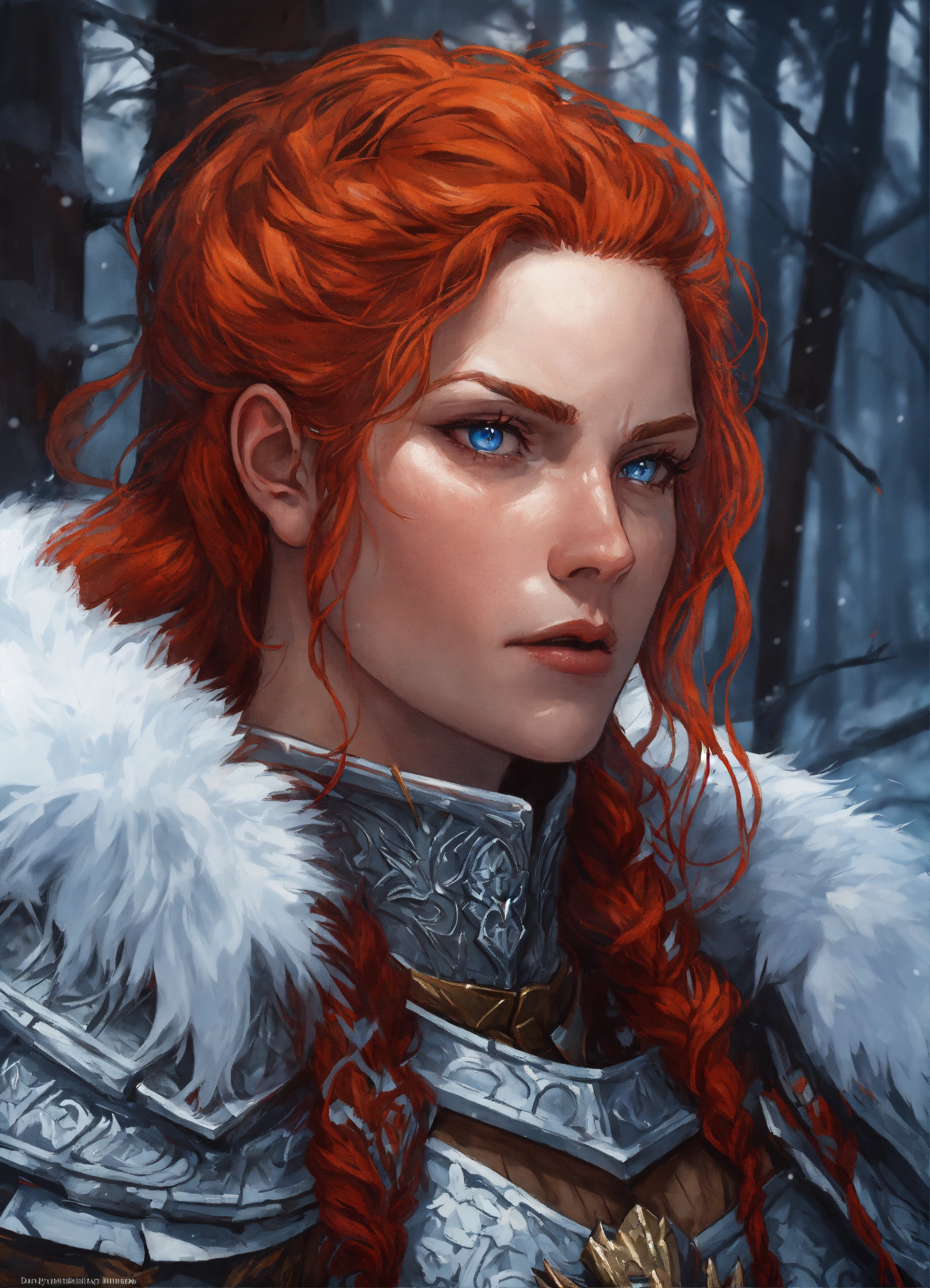 Lexica - A strong rugged woman in intricate armor, highly detailed ...