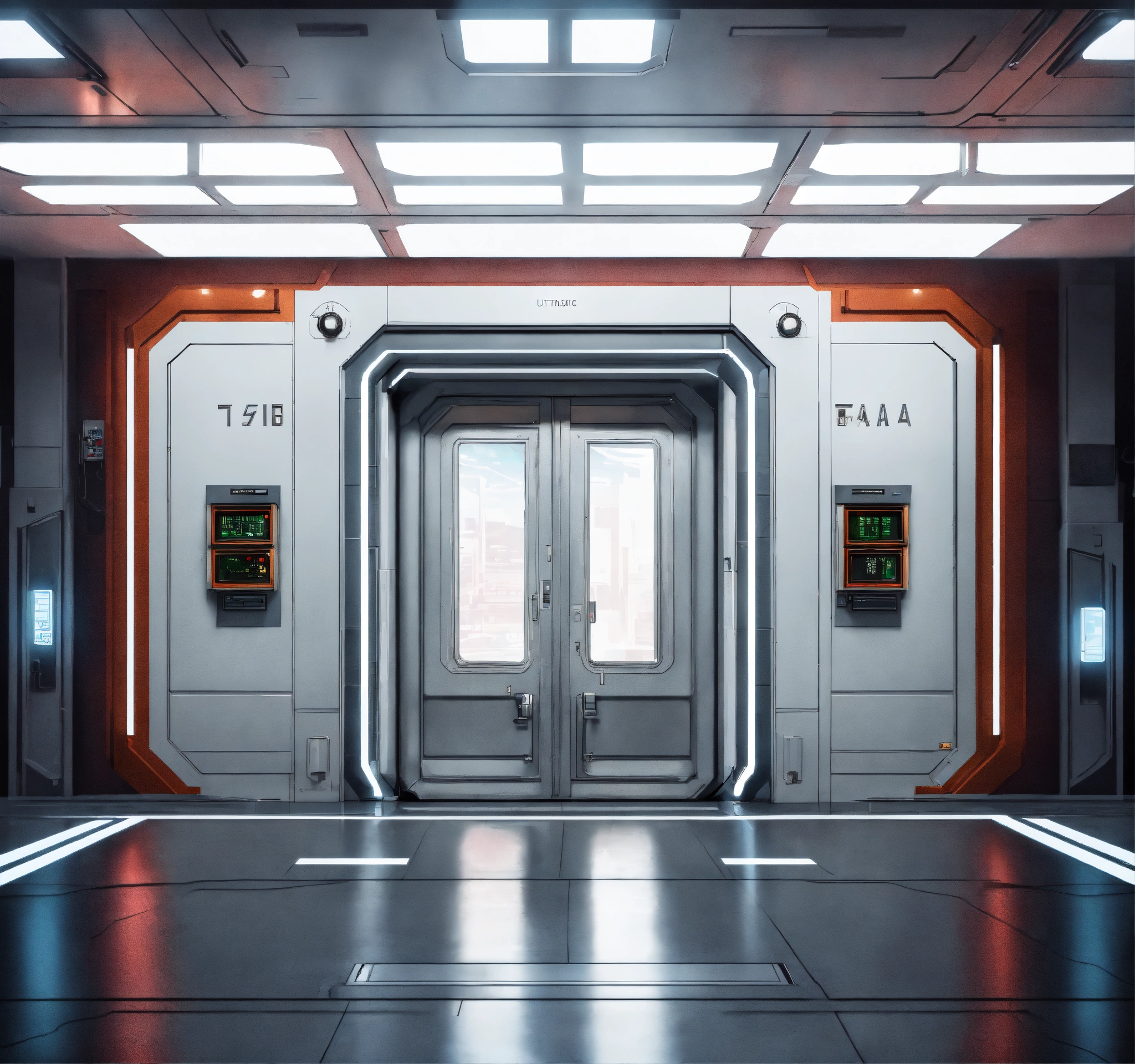 Lexica - An ultrarealistic futuristic wide presidential office's white ...