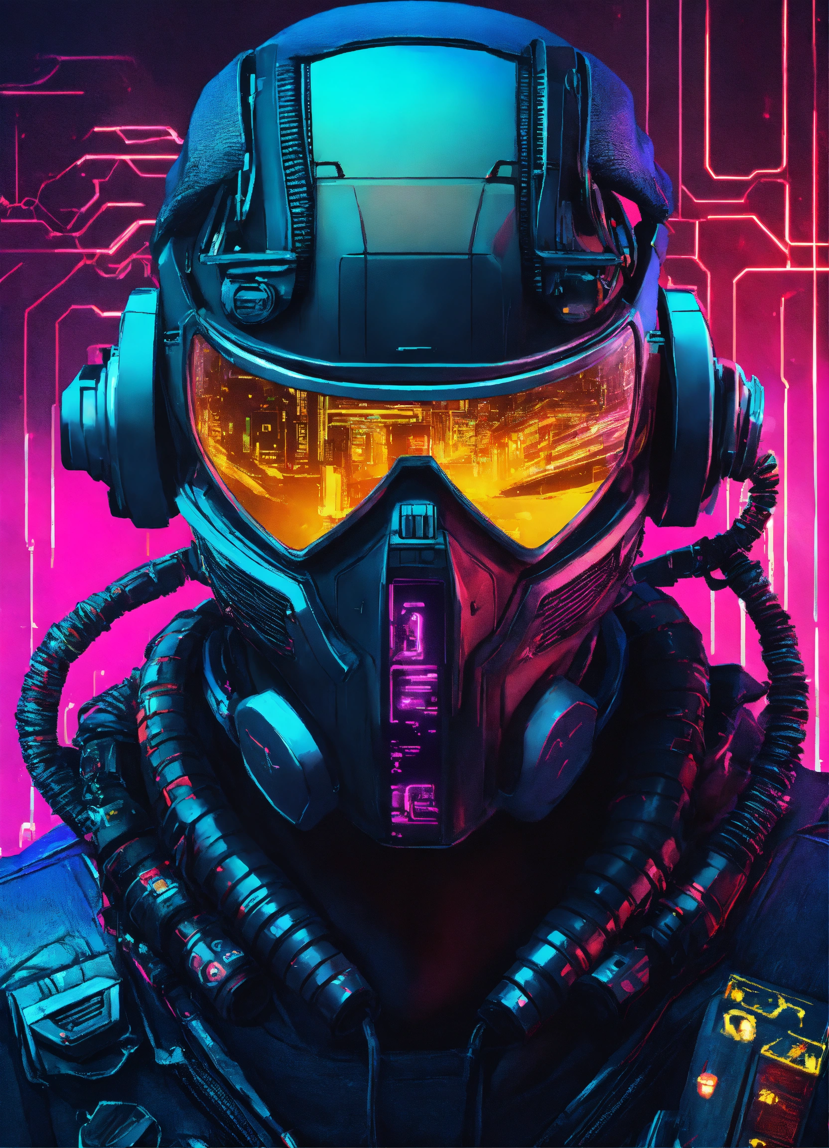 Lexica - Scorpion in cyberpunk style